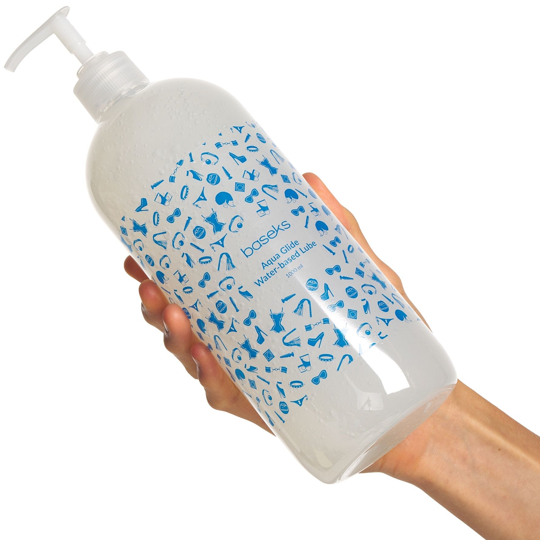 Køb Aqua Glide Vandbaseret Glidecreme 1000 ml fra Baseks - Matas