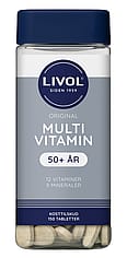 Køb Multivitamin 50+ 150 tabl. fra Livol - Matas