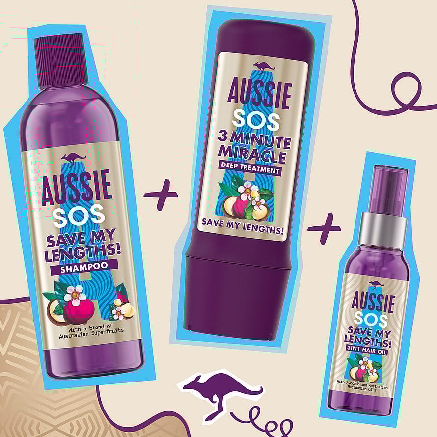 Køb Sos Save My Lengths 3 Minute Miracle Fra Aussie Matas