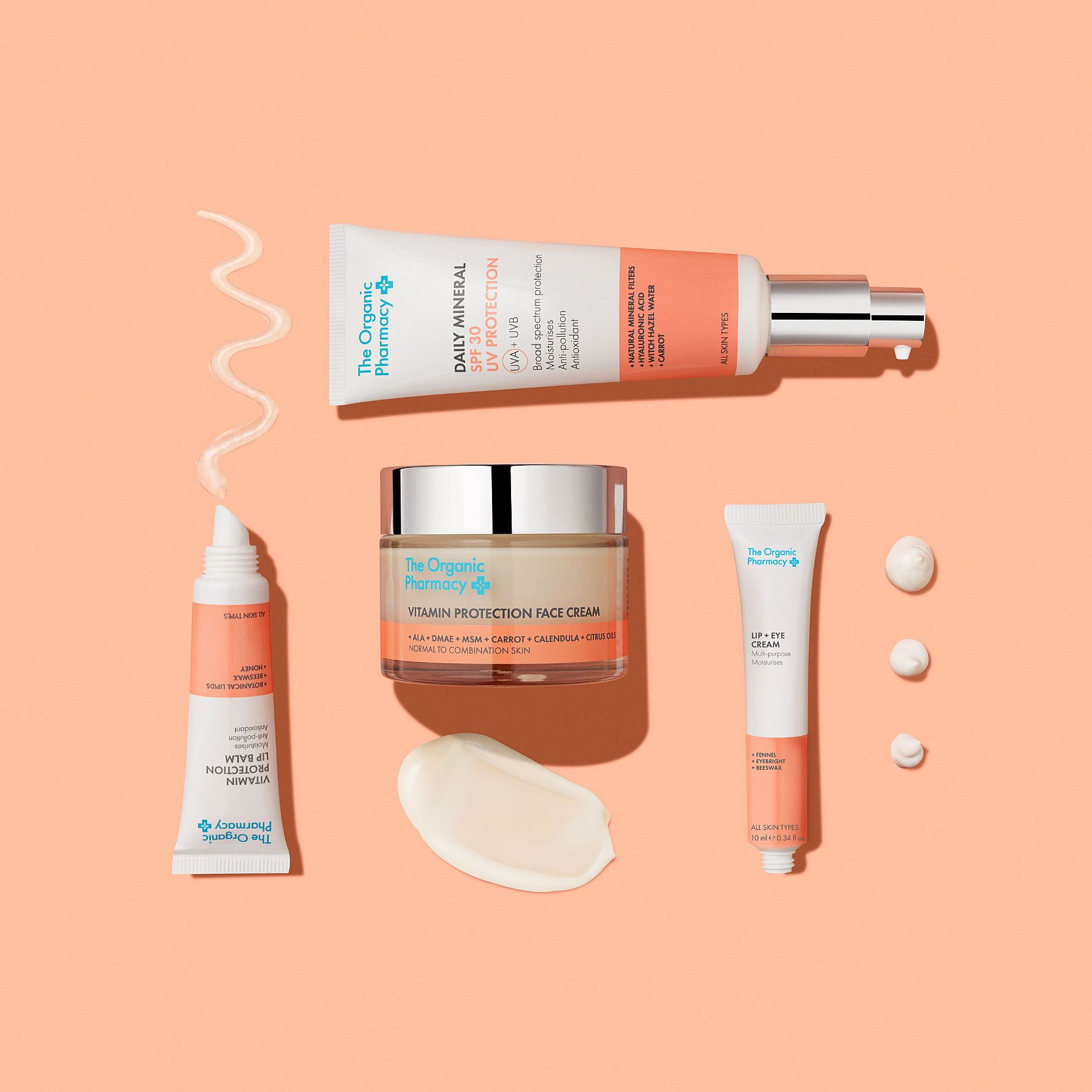 Køb Lip and eye cream 15 ml fra The Organic Pharmacy - Matas