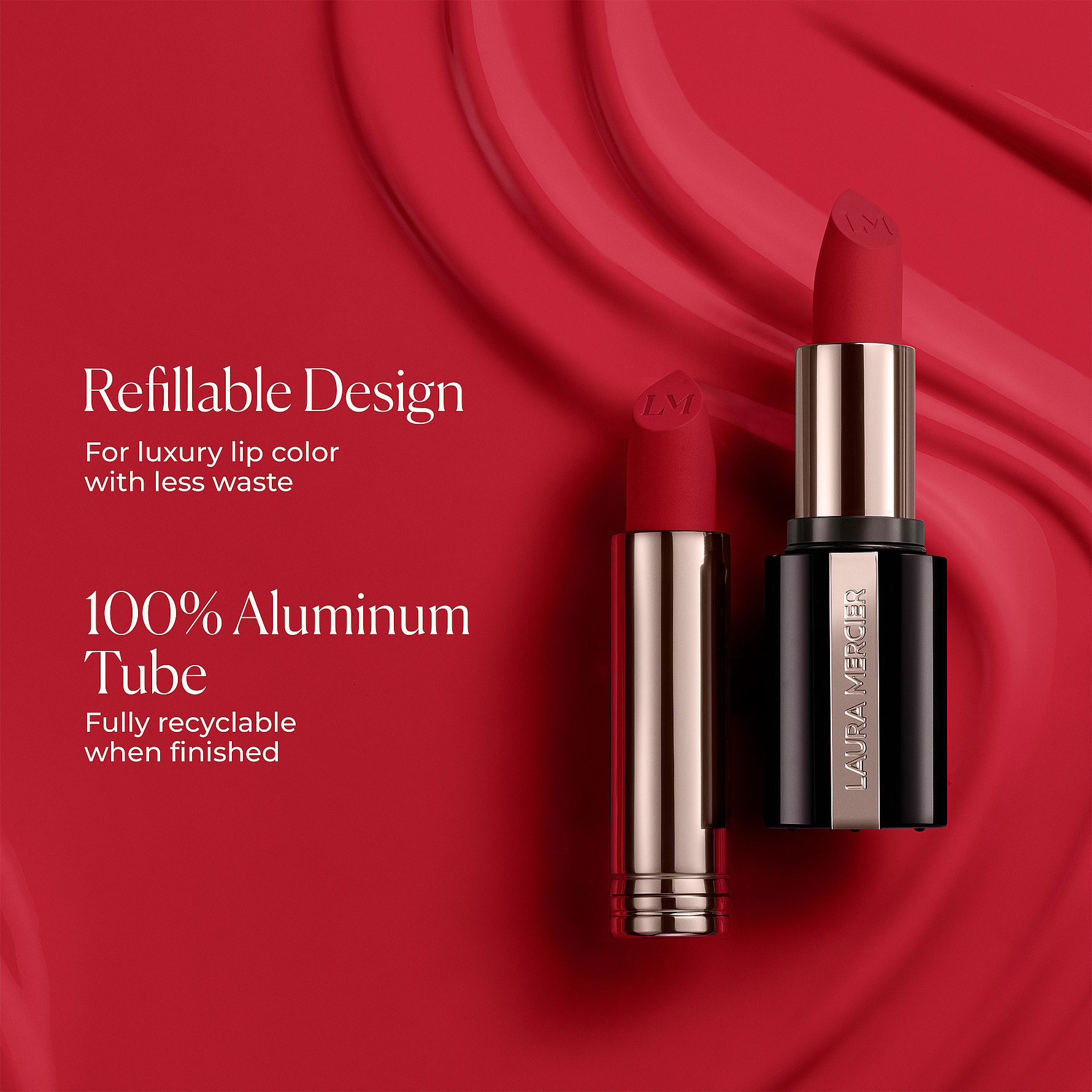 Køb Caviar Smoothing Matte Lipstick 136 Chantilly Lace fra Laura ...