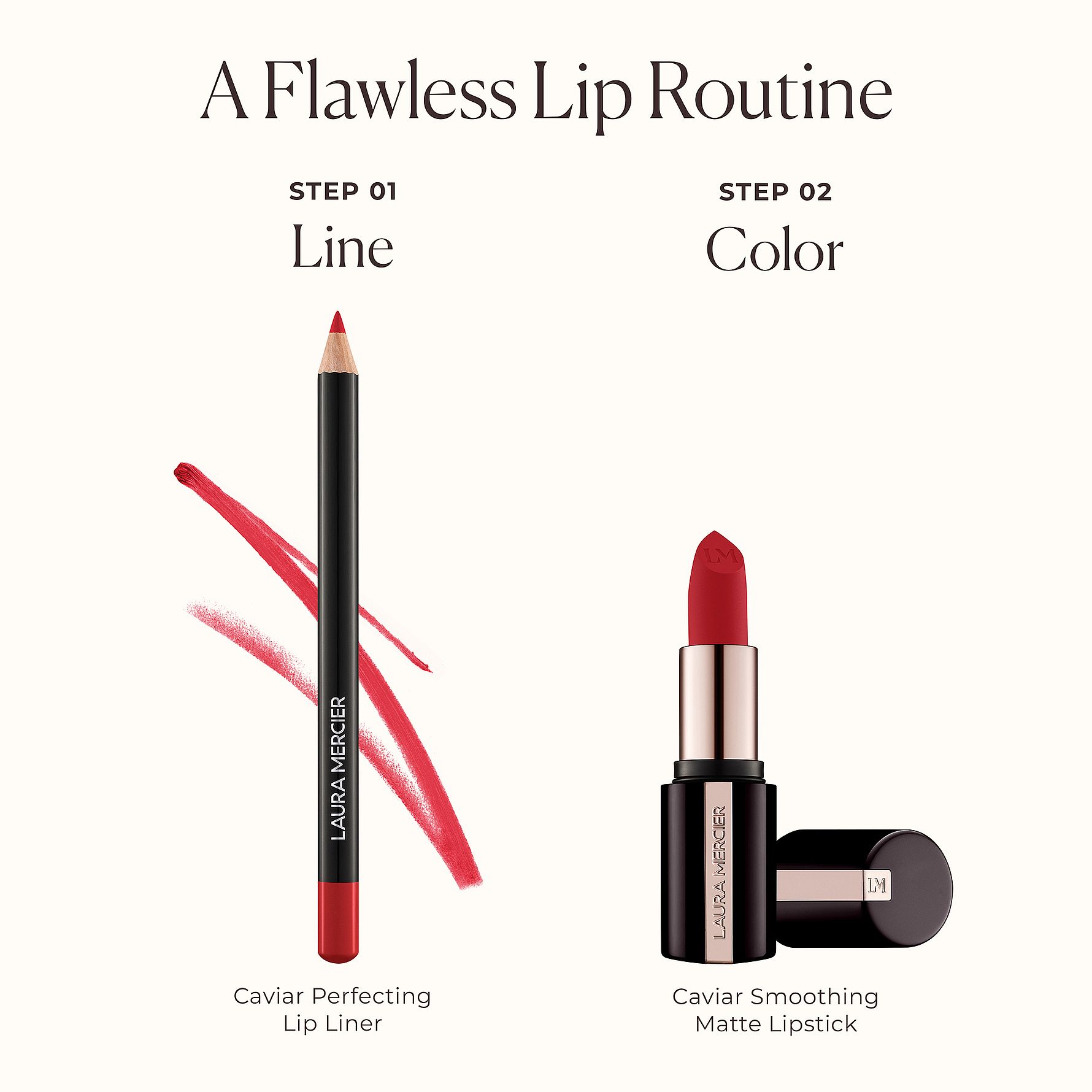 Køb Caviar Smoothing Matte Lipstick 136 Chantilly Lace fra Laura ...