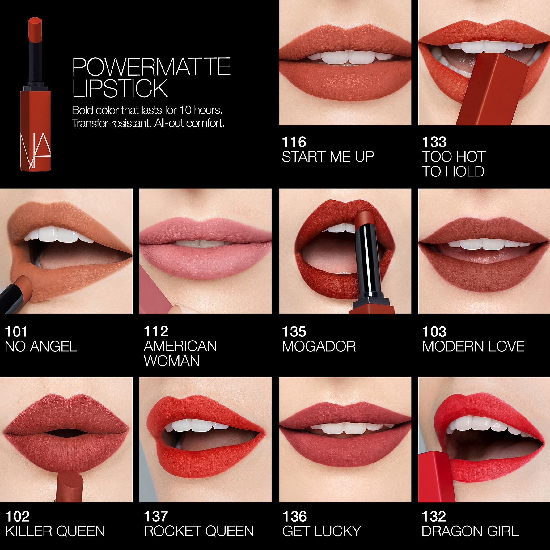 Osta Powermatte Lipstick 112 American Woman - NARS - KICKS