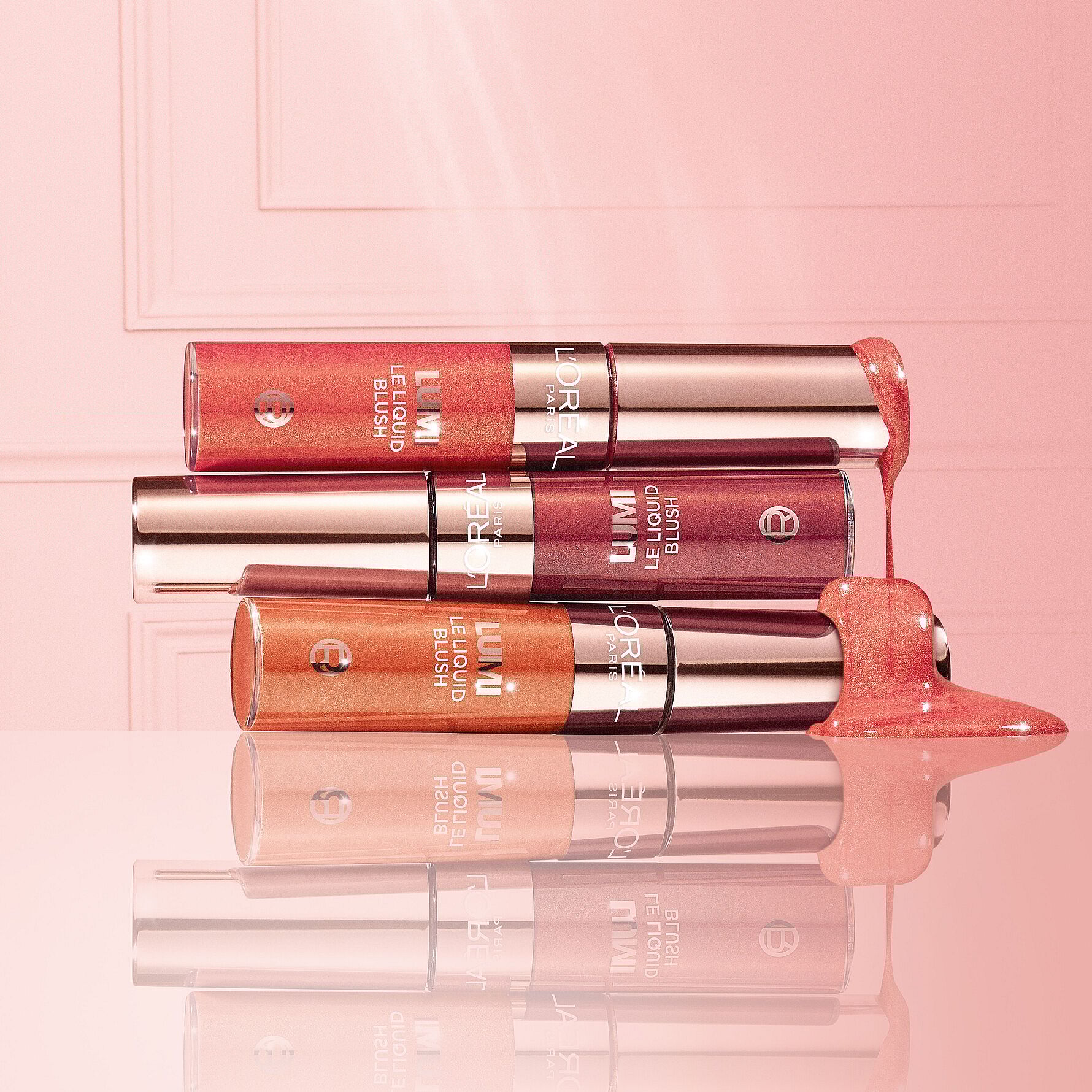 Køb Lumi Le Liquid Blush 625 Glowy Gold Pink fra L'Oréal Paris - Matas