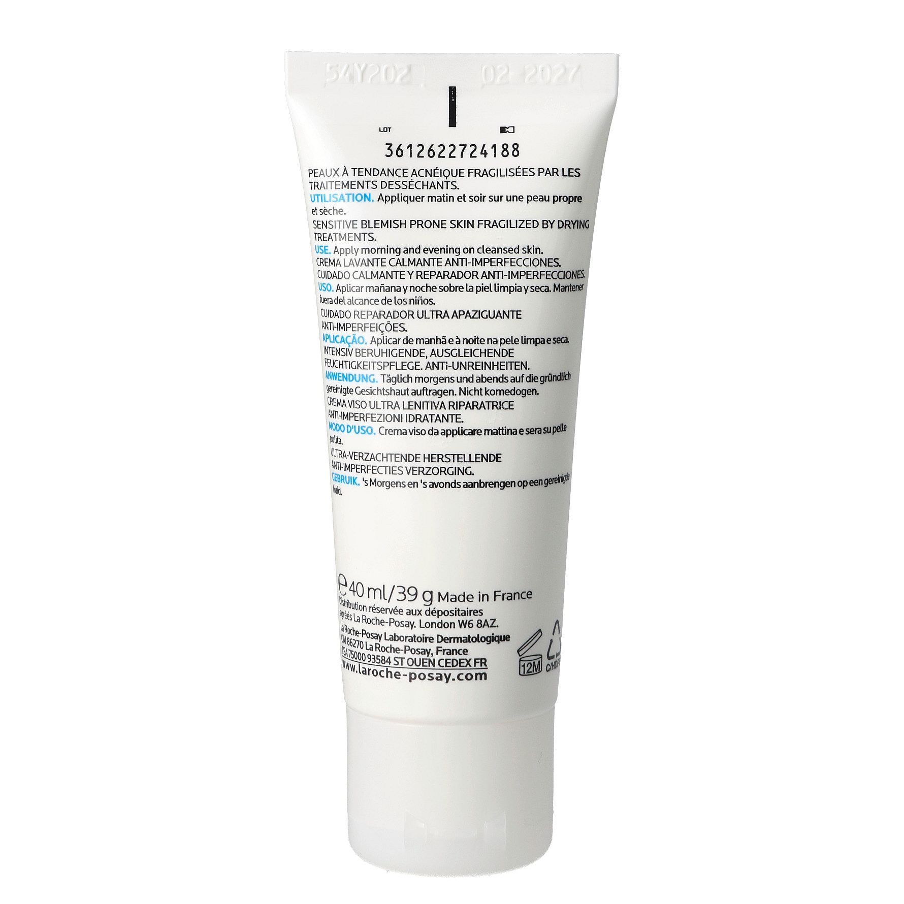 Køb Effaclar H Iso-Biome Creme 40 ml fra La Roche-Posay - Matas