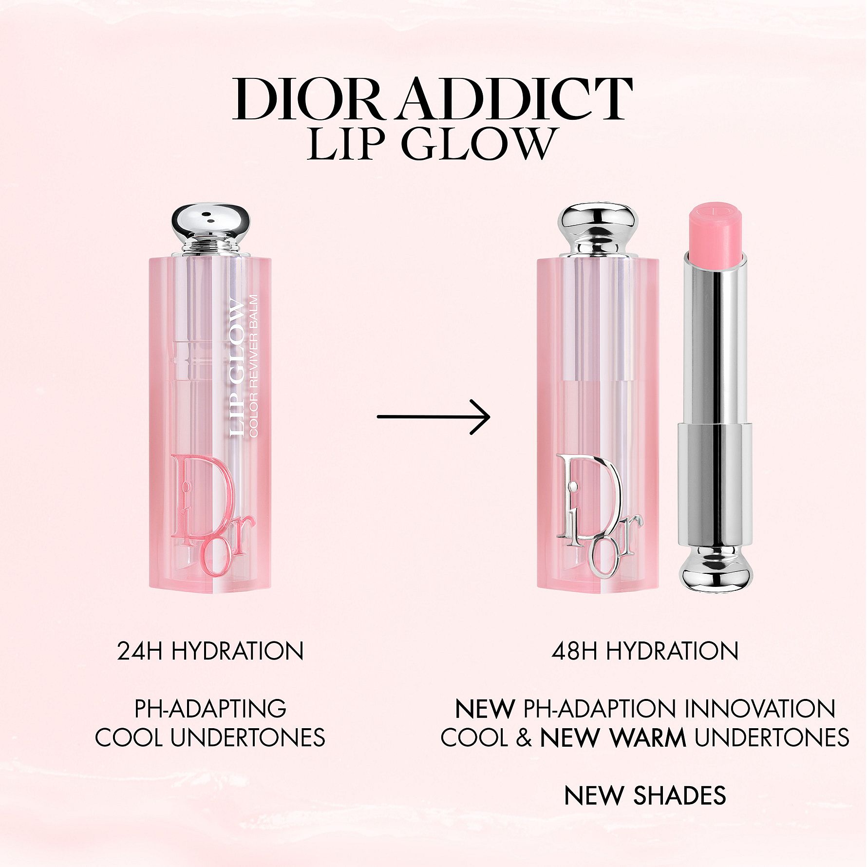 Køb Addict Lip Glow 001 Pink cool undertone fra DIOR - Matas