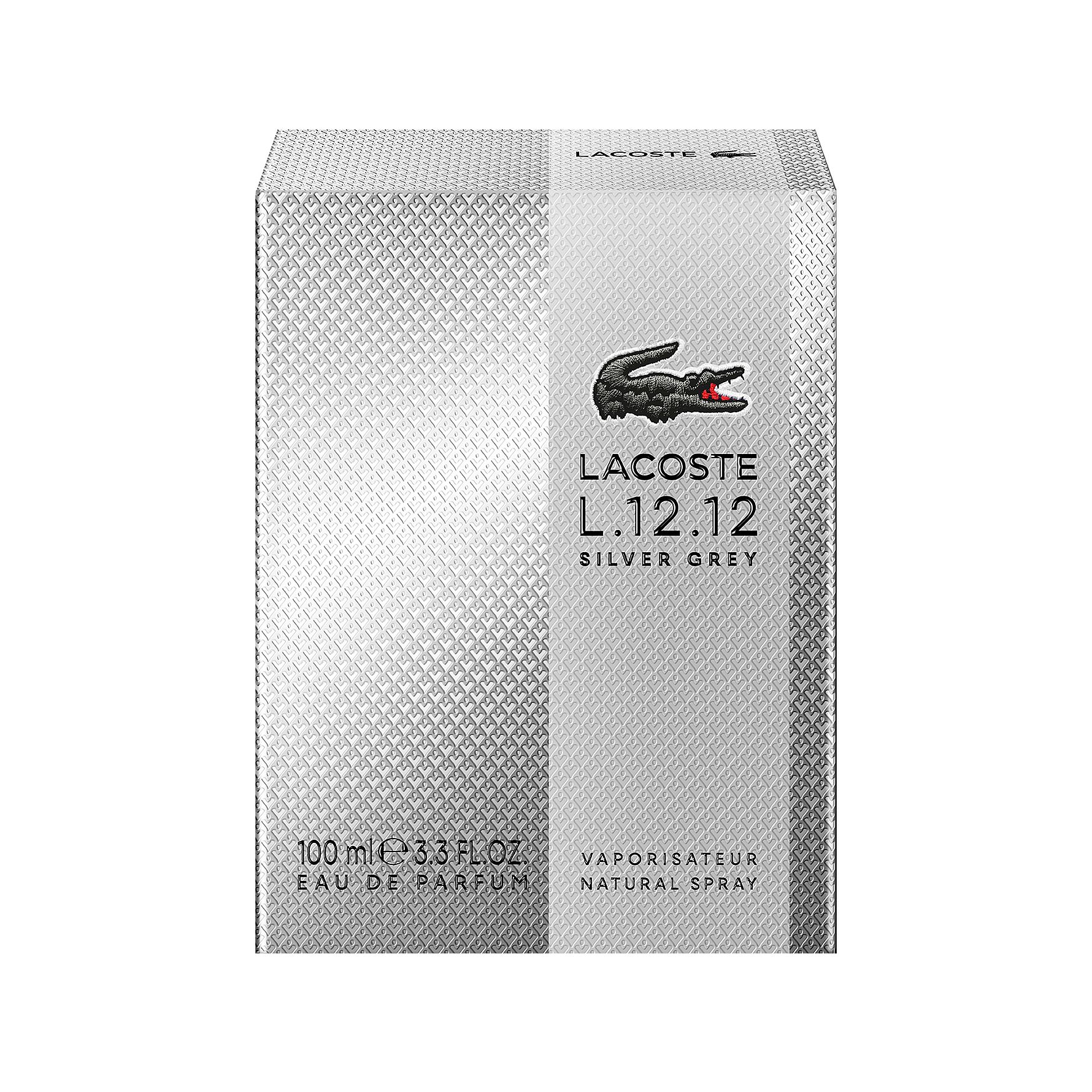 Køb L.12.12 Silver Grey Eau de Parfum 100 ml fra Lacoste - Matas