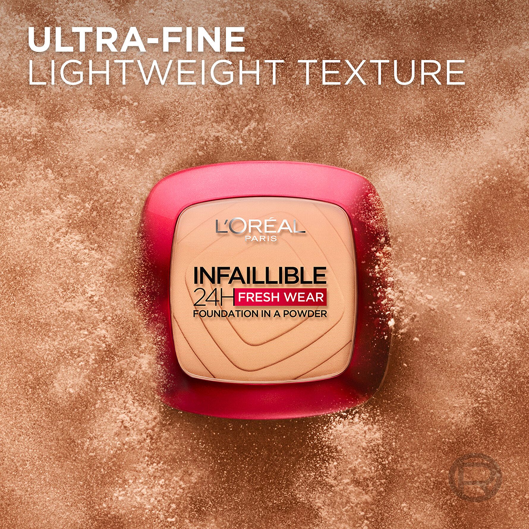 Køb Infaillible 24h Fresh Wear Foundation in a Powder. 180 Rose Sand ...