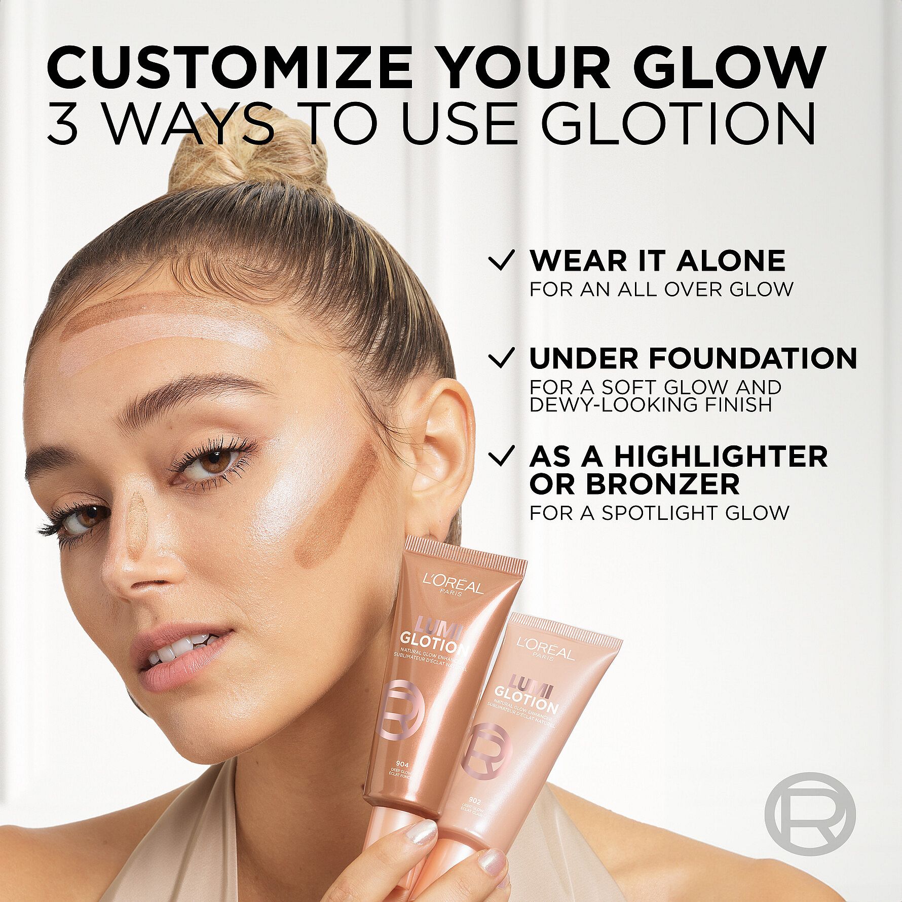 Køb Lumi Glotion Highlighter 902 Light Glow fra L'Oréal Paris - Matas