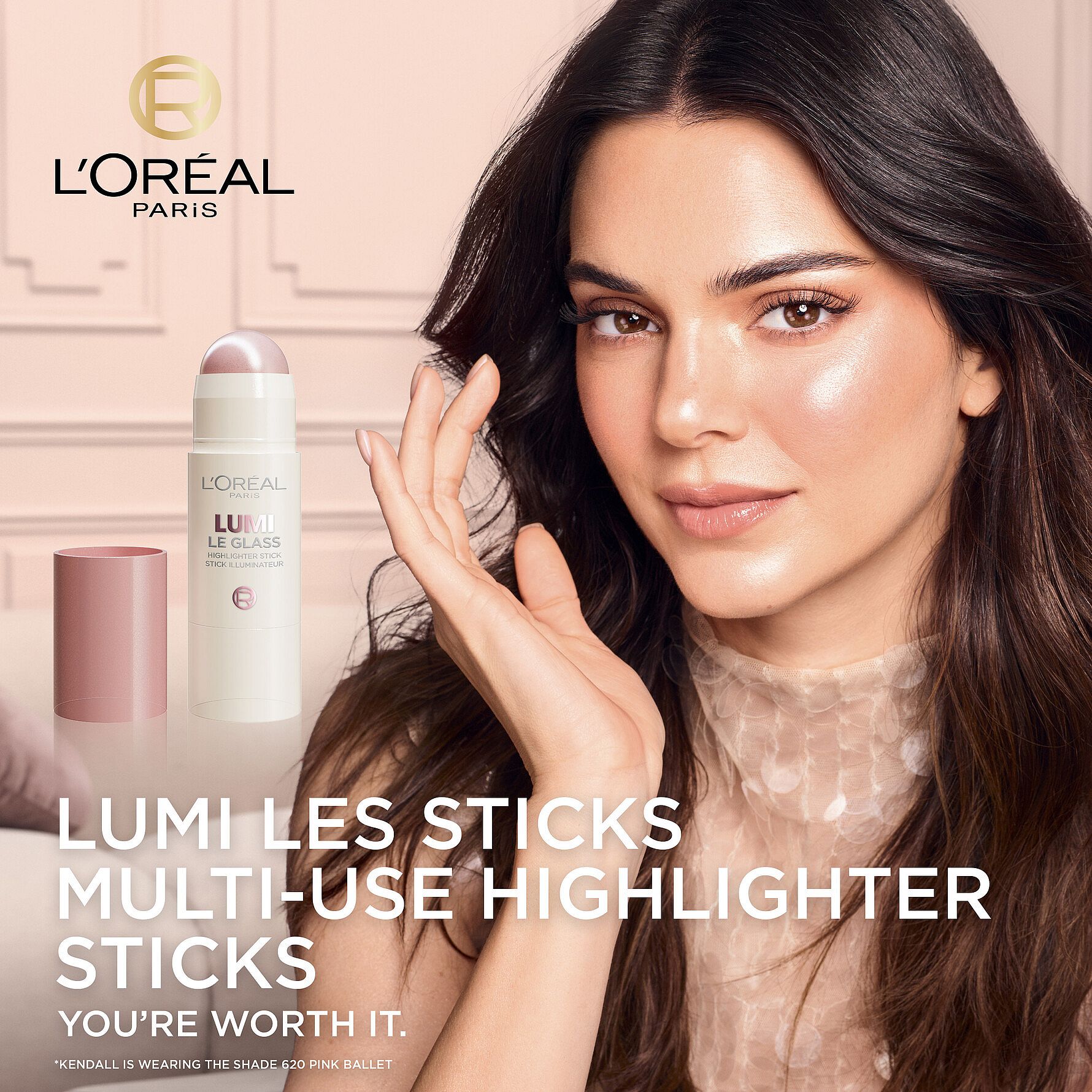 Køb Lumi Le Glass Highlighter Stick 635 Glowy Golden Couture fra L ...