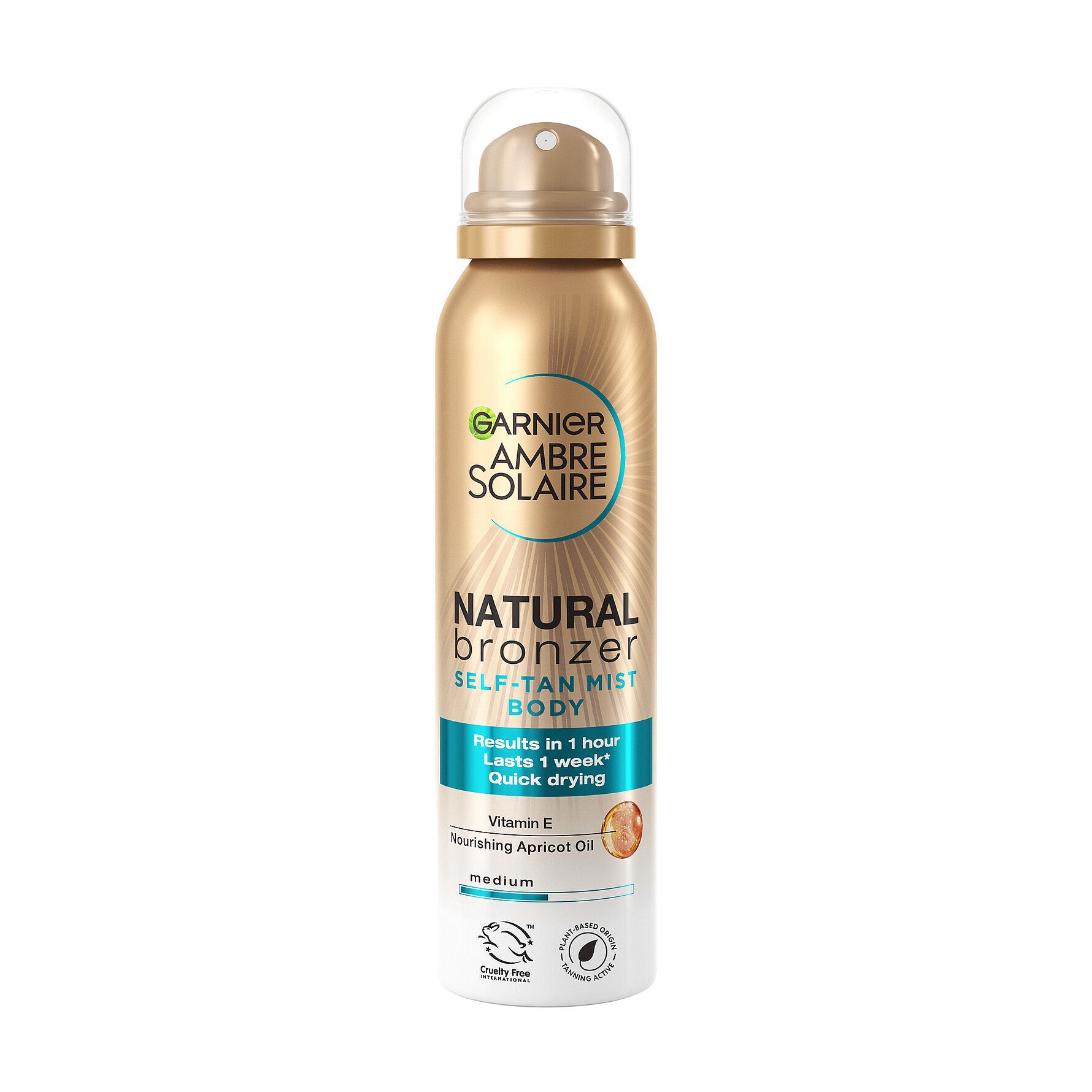 Køb Ambre Solaire Natural Bronzer Self Tan Mist Body Medium fra Garnier ...