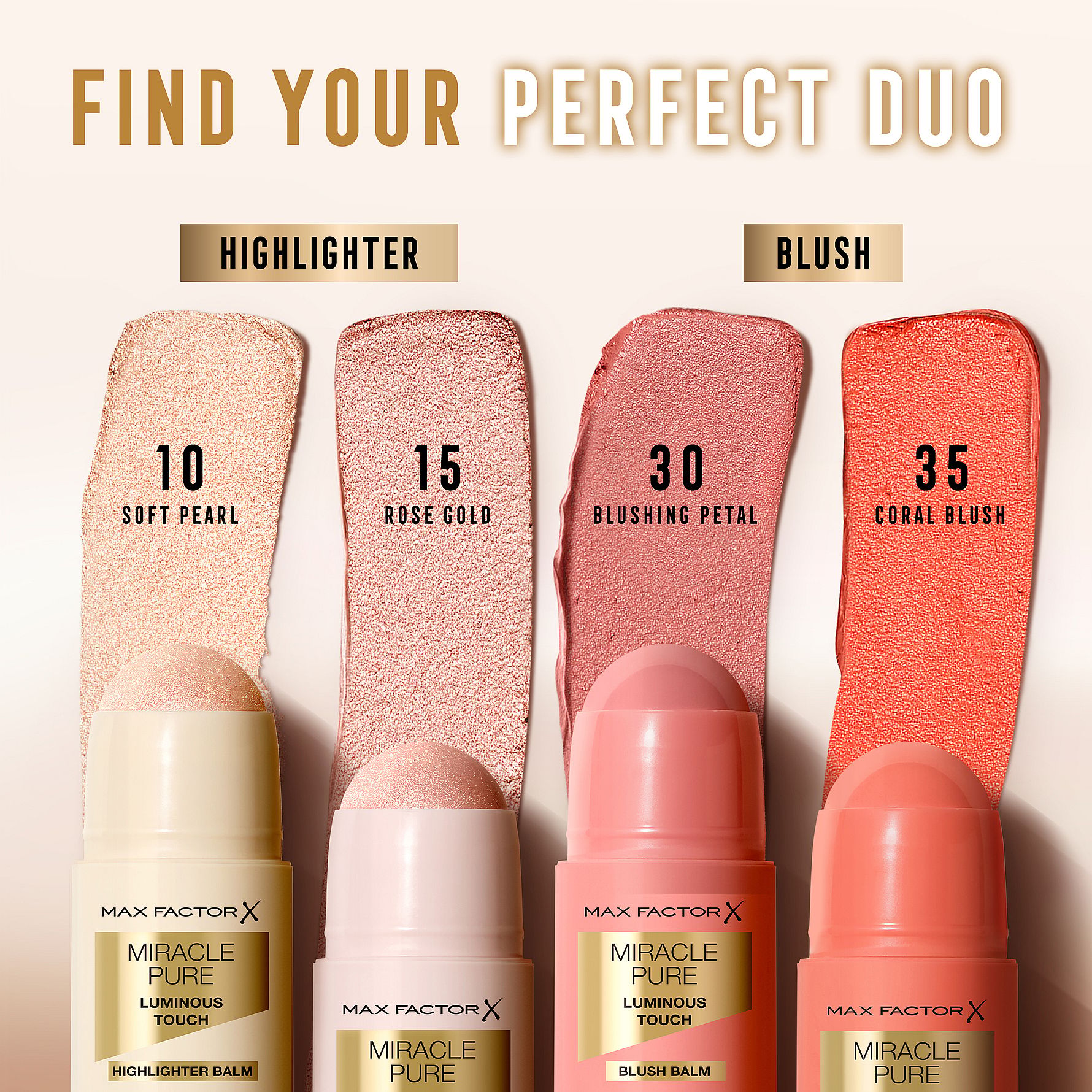 Køb Miracle Pure Luminous Touch Soft Pearl 10 fra Max Factor - Matas