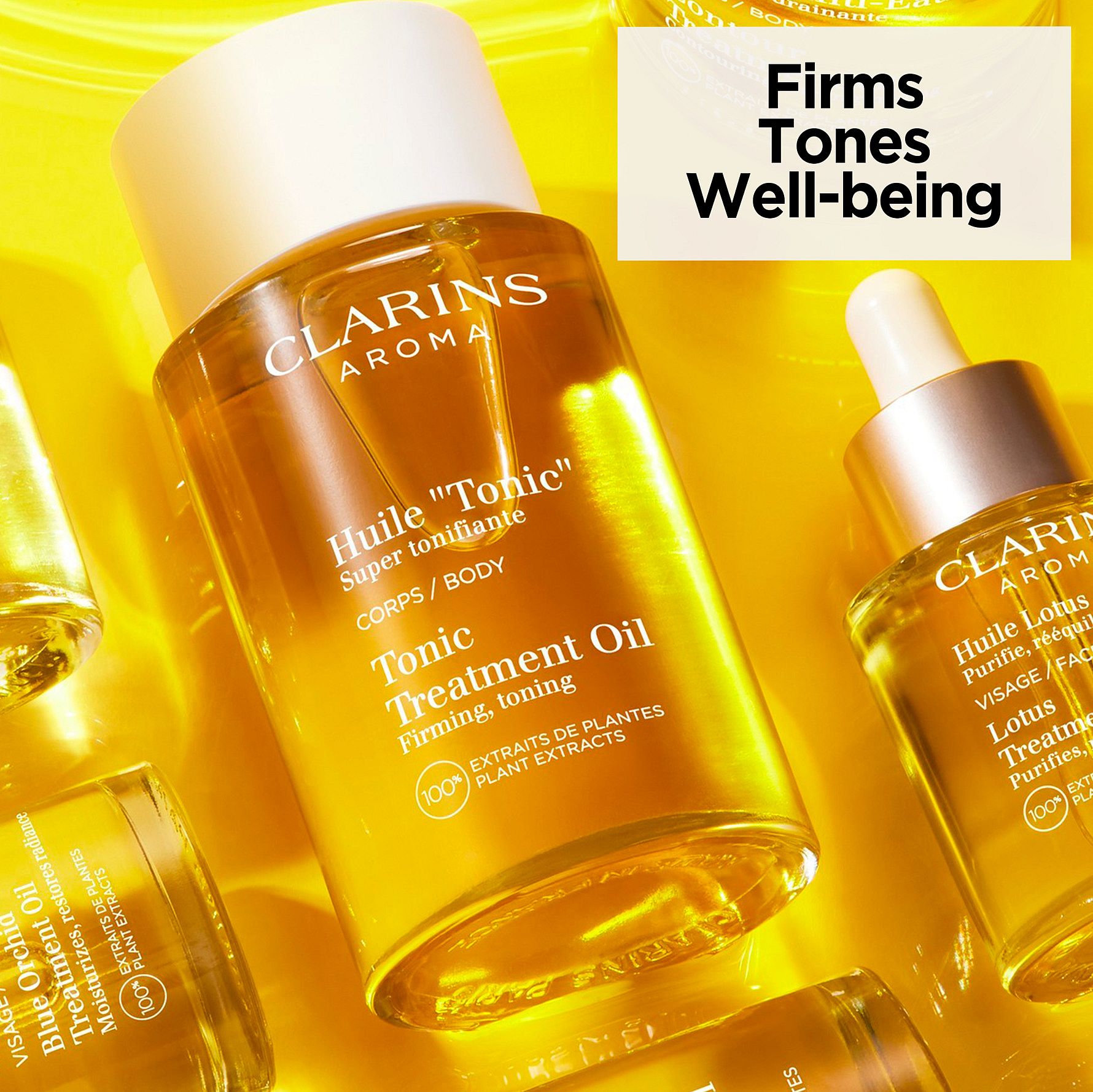 Køb Tonic Body Treatment Oil 100 Ml fra Clarins - Matas