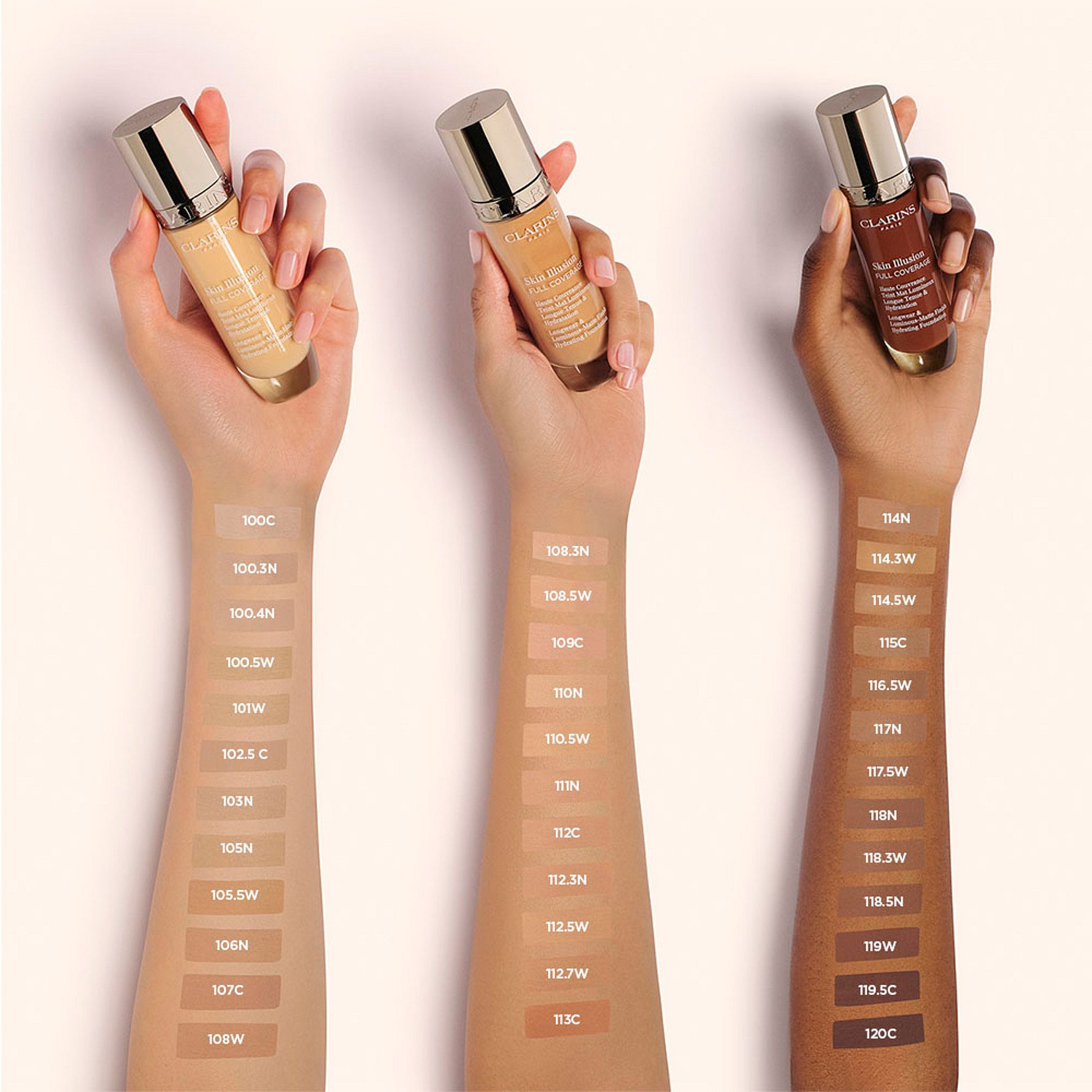Køb Skin Illusion Full Coverage Foundation 108W fra Clarins - Matas