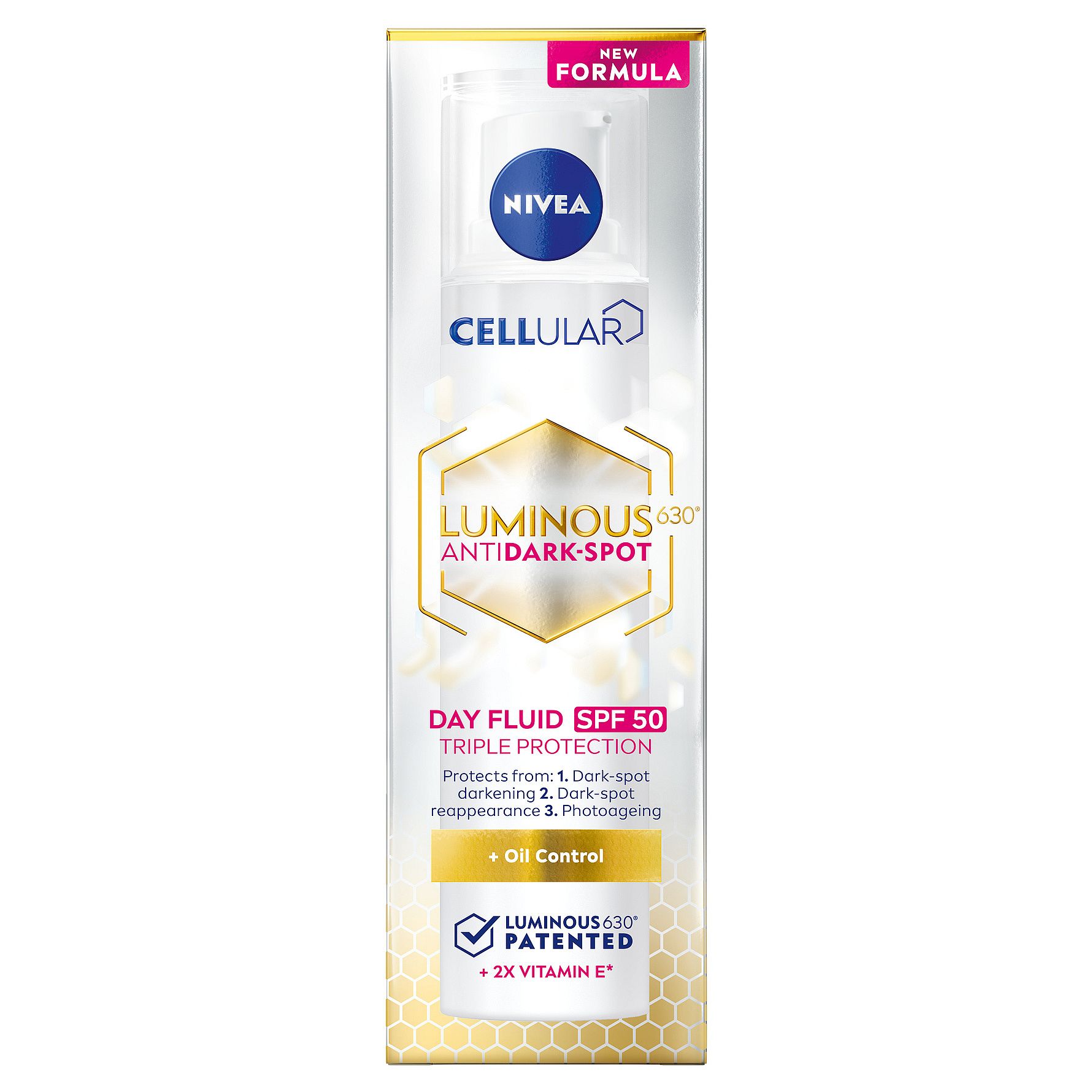 Køb Luminous Anti Dark-Spot Day Fluid SPF 50 40 ml fra NIVEA - Matas