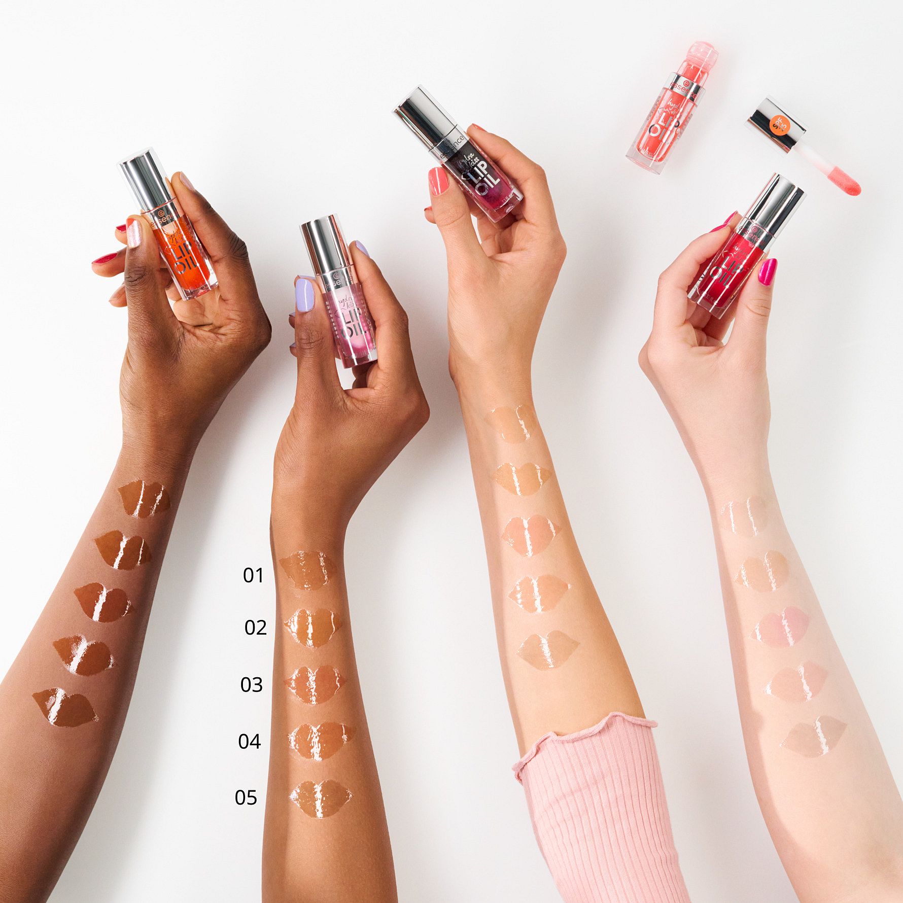 Køb Hydra Kiss Lip Oil 05 Midnight Berry fra Essence - Matas