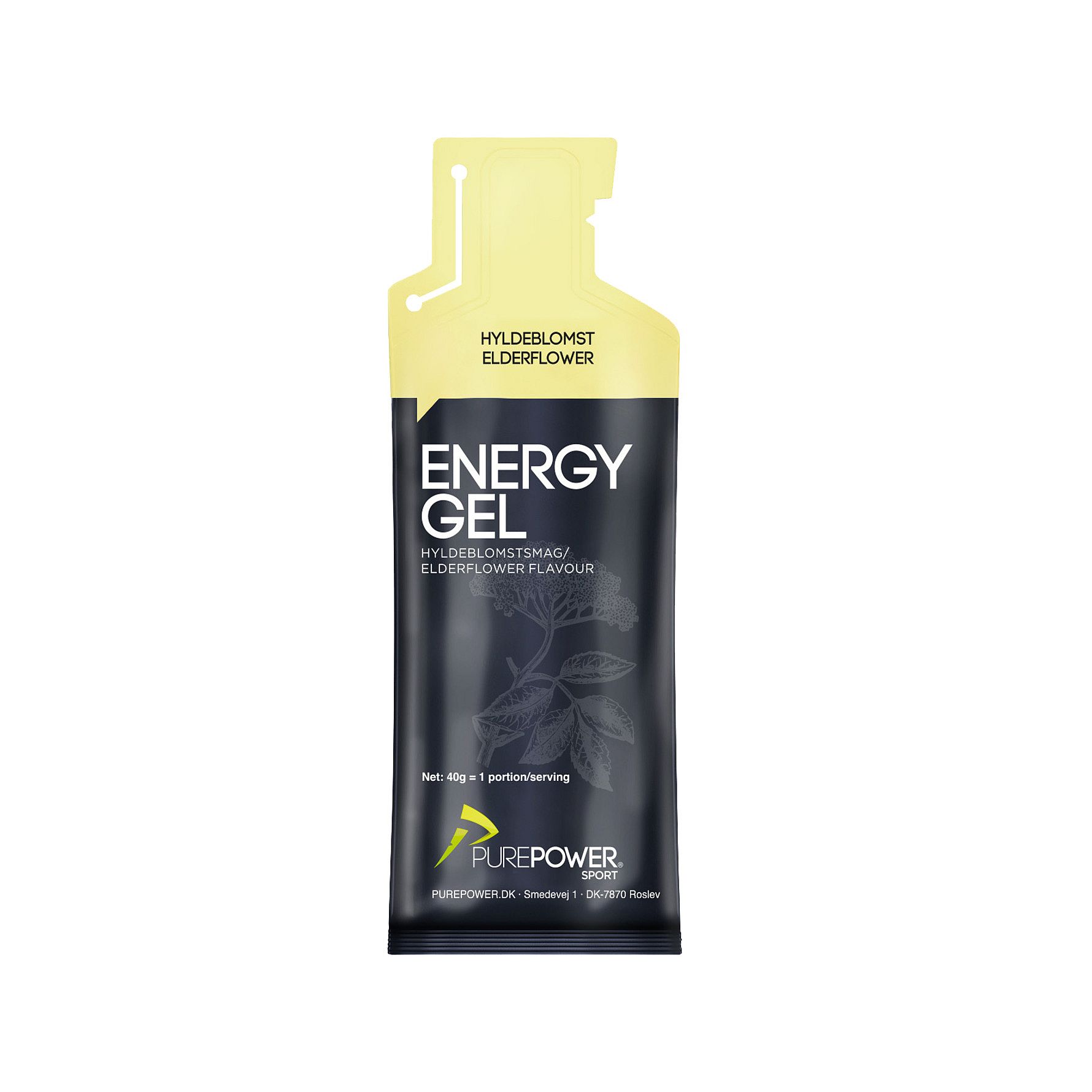 Køb Energy Gel 40 g Hyldeblomst 40 g fra PurePower - Matas