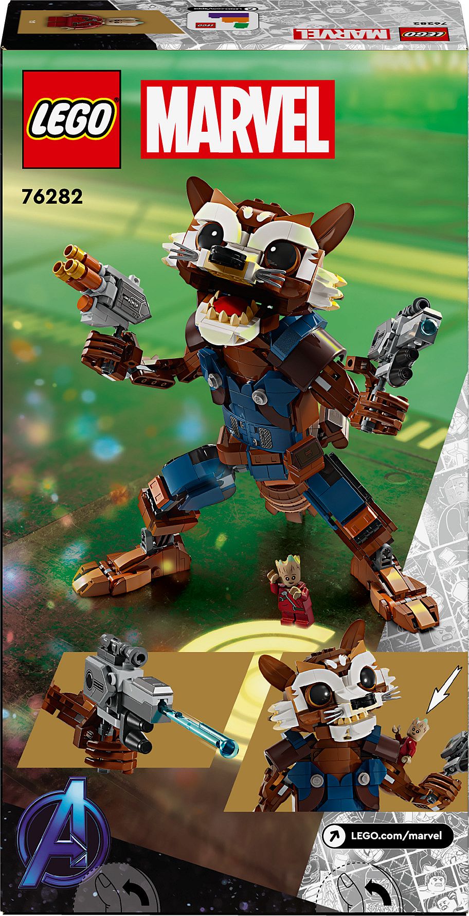 Køb Marvel Rocket og Baby Groot 76282 fra Lego - Matas