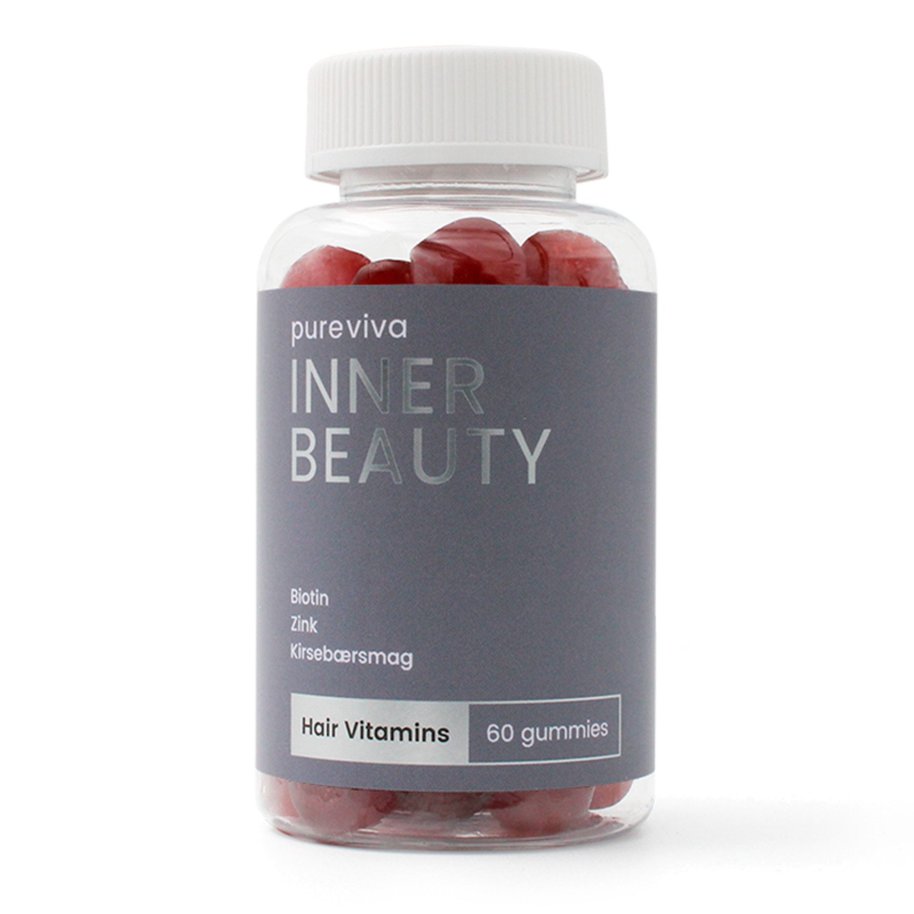 Køb Inner Beauty Hair Vitamins 60 stk fra Pureviva - Matas