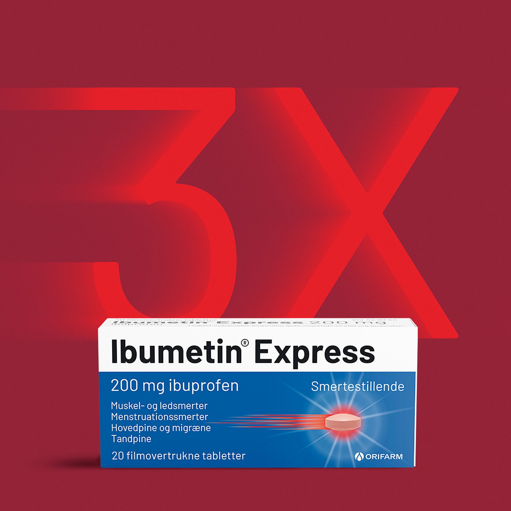 Køb Express 20 tabl. fra Ibumetin - Matas