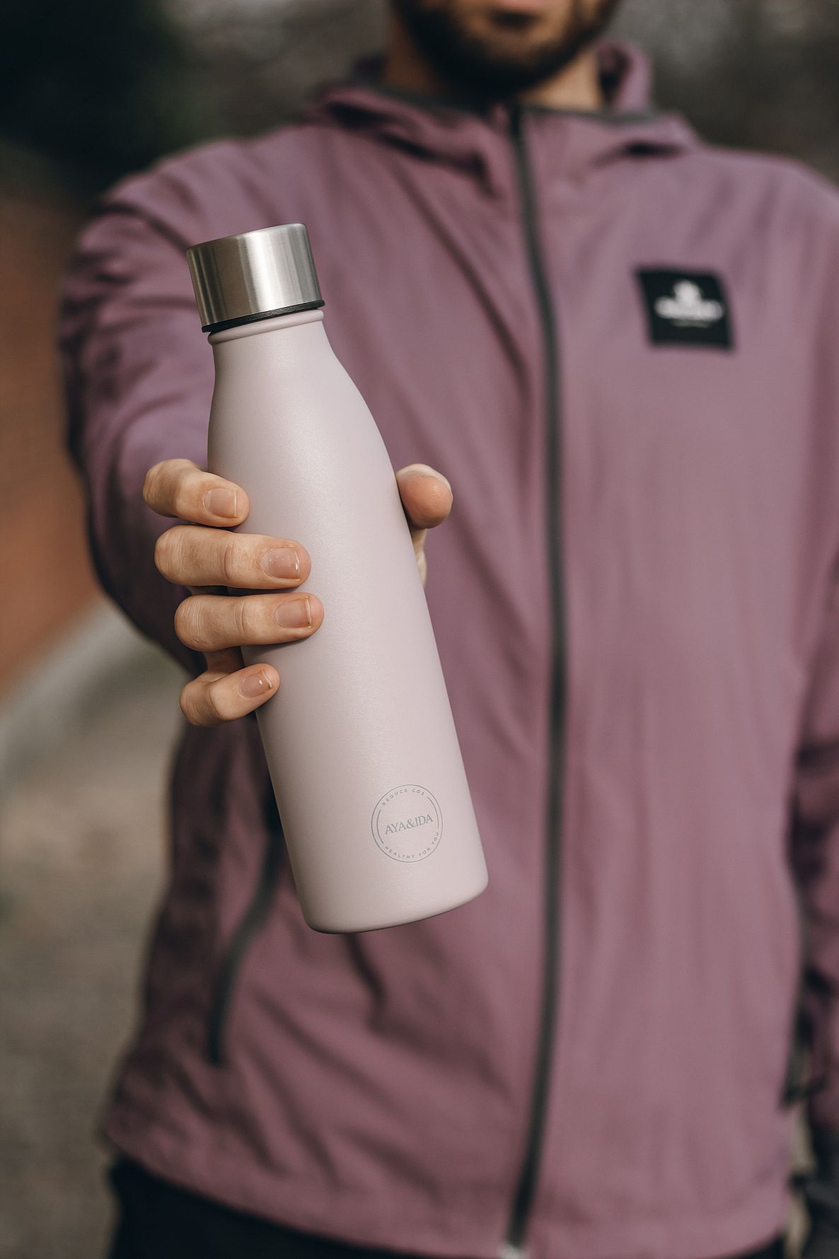 Køb Drikkeflaske 500 ml Lavender fra AYA&IDA - Matas