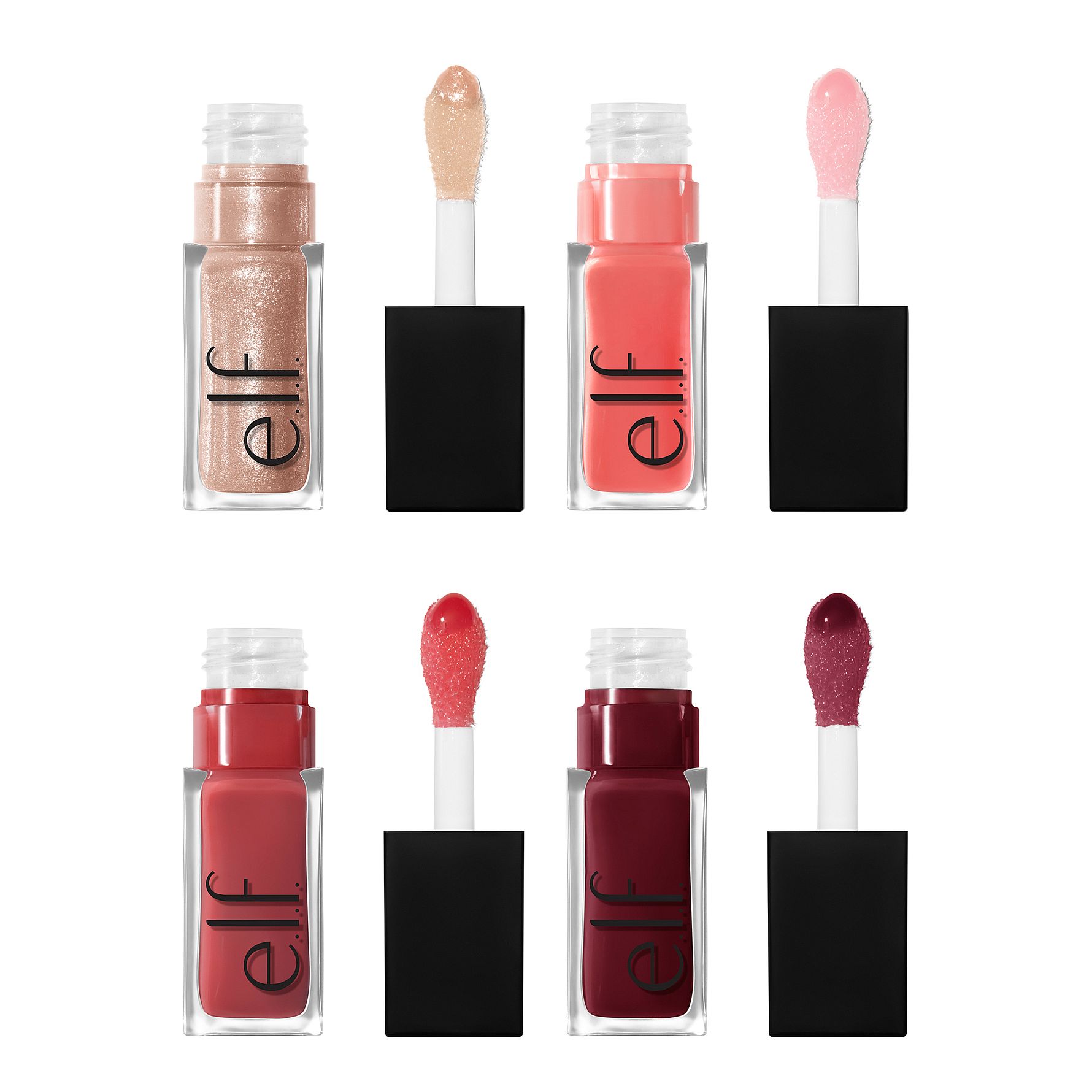 Køb Glow Reviver Lip Oil Glimmer Crystal Baller fra e.l.f. - Matas