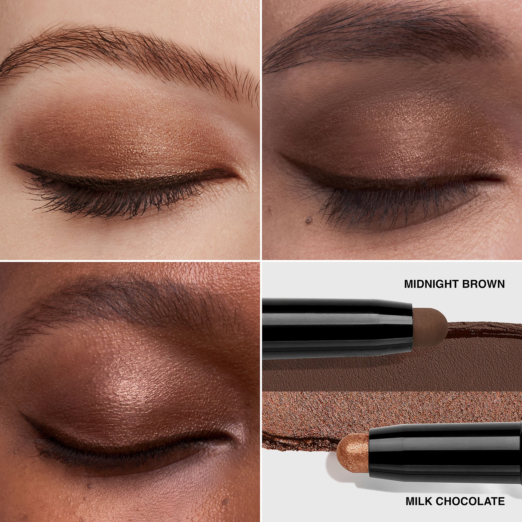 Køb Dual-Ended Long-Wear Cream Shadow Stick Milk Chocolate/Midnight ...