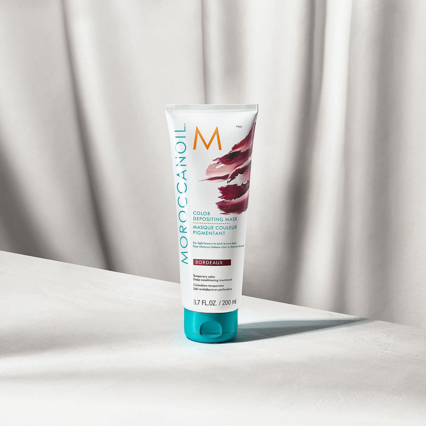 Køb Color Depositing Mask - Bordeaux 200 ml fra Moroccanoil - Matas