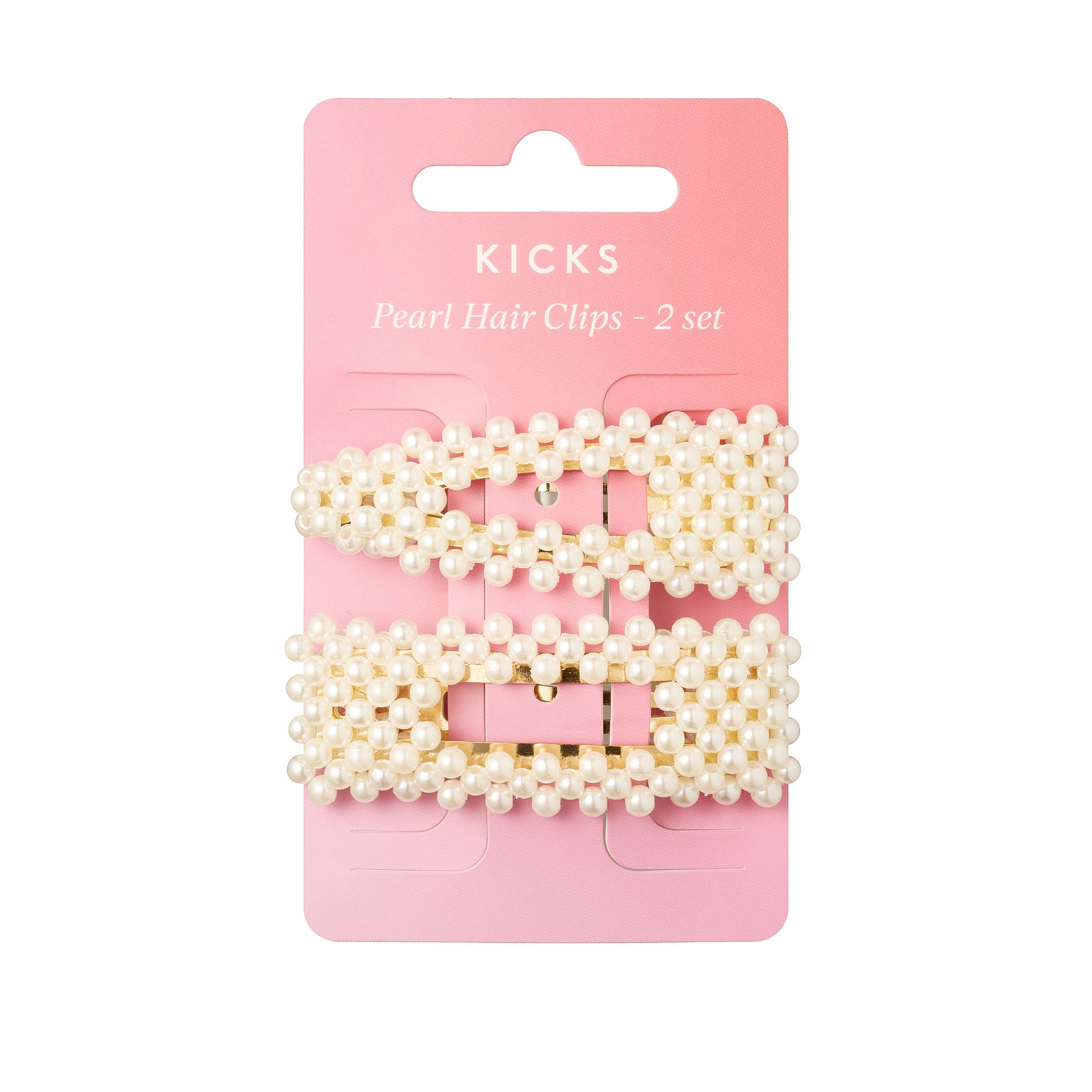 Køb Pearl Hair Clips 2 stk. fra KICKS Beauty - Matas