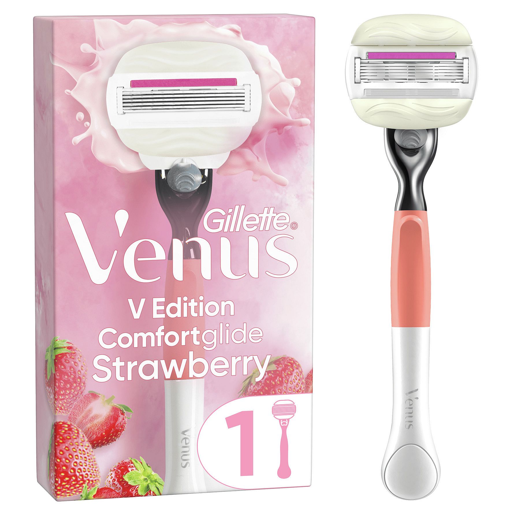 Osta Comfortglide Strawberry V Edition Razor Comfortglide Strawberry V ...