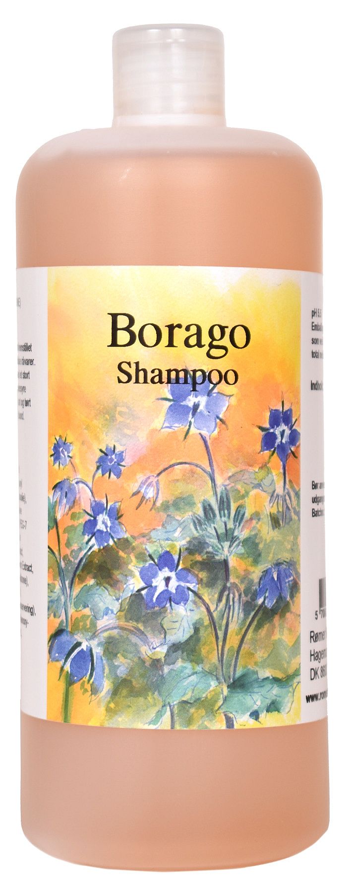 Køb Borago hårshampoo 500 ml fra Rømer - Matas
