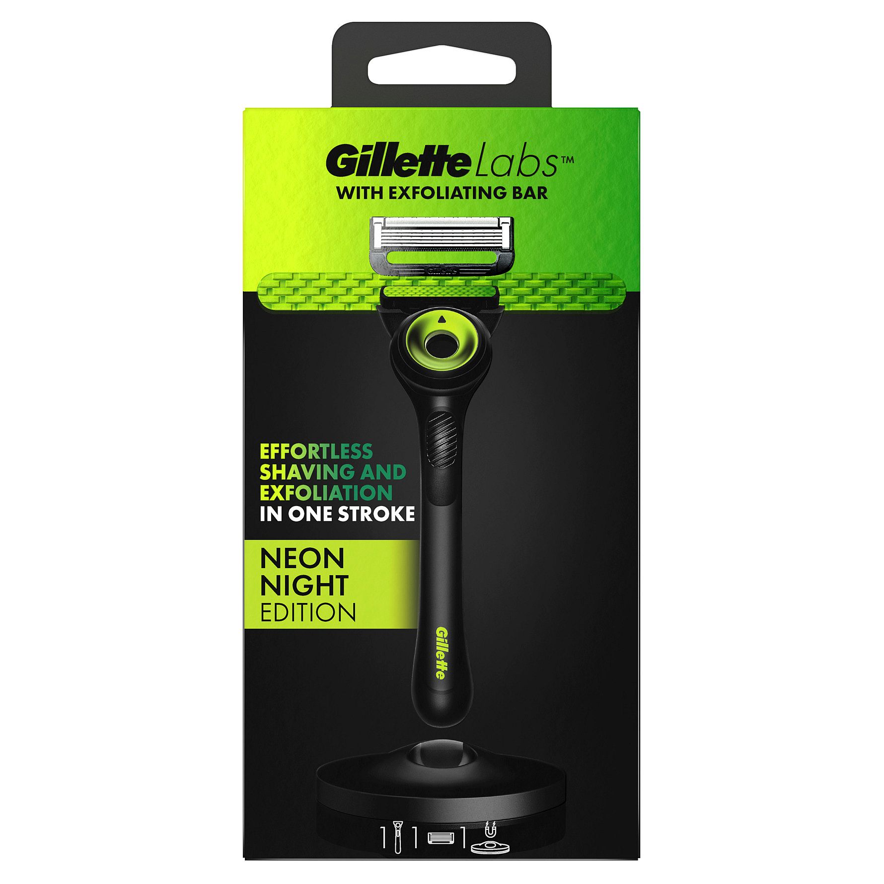 Køb Gillette Labs Neon Night 1up fra Gillette - Matas