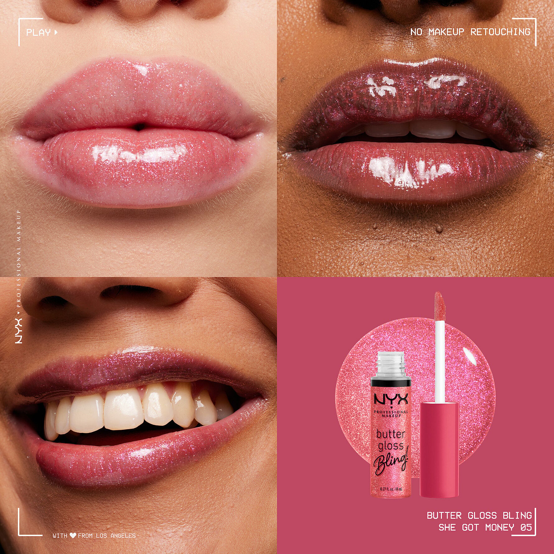 Køb Butter Gloss Bling She Got Money 05 fra NYX PROFESSIONAL MAKEUP - Matas