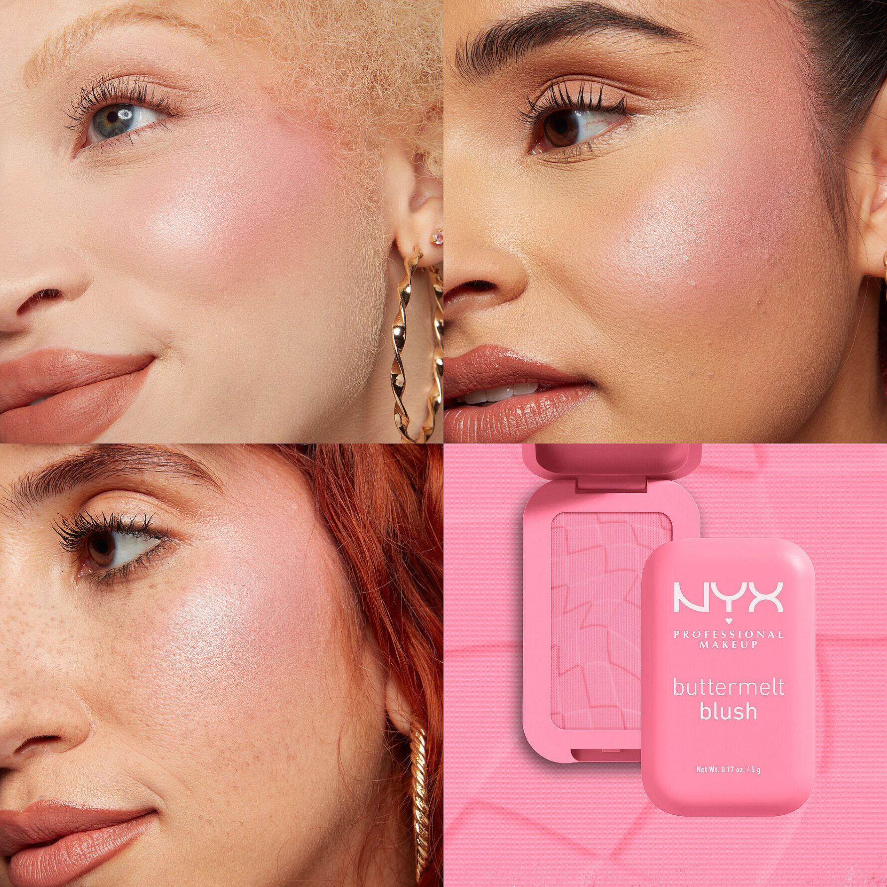 Køb Buttermelt Blush 02 Butta Together blush fra NYX PROFESSIONAL ...