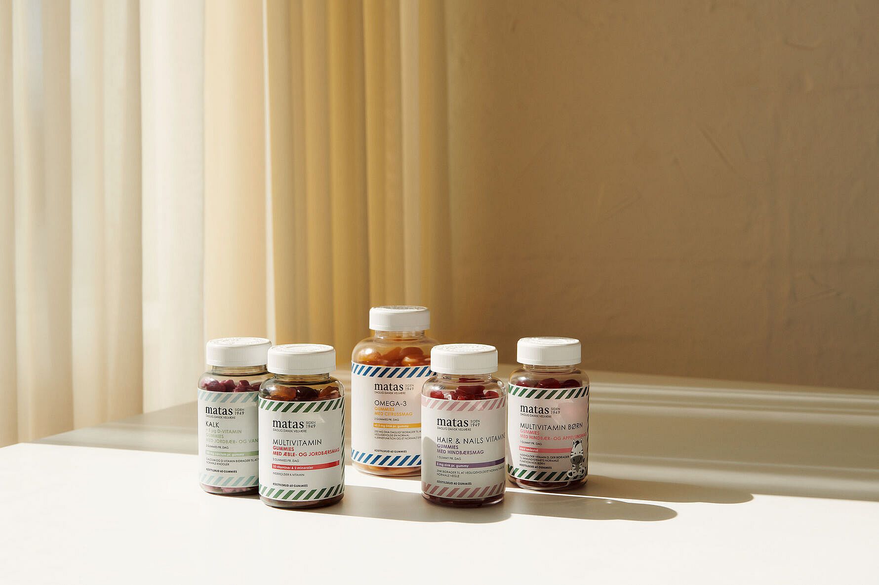 Køb Hair & Nails Vitamins Gummies 60 stk. fra Matas Striber - Matas