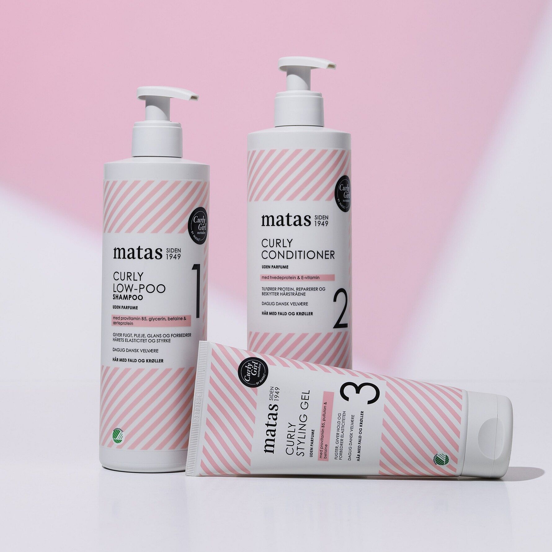 Køb Curly Styling Gel Uden Parfume 200 ml fra Matas Striber - Matas