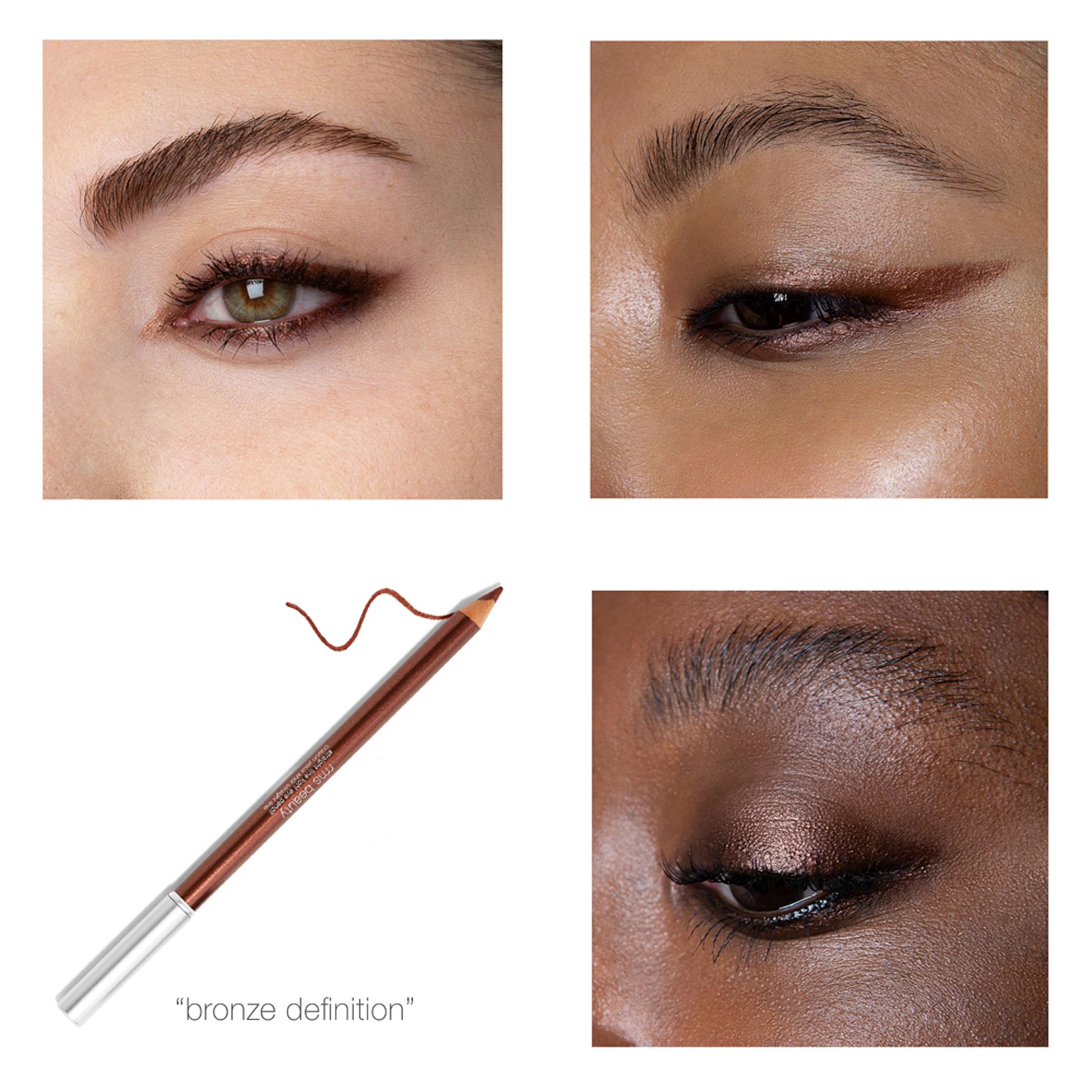 Straight Line Kohl Eye Pencil Bronze Definition - RMS Beauty - KICKS