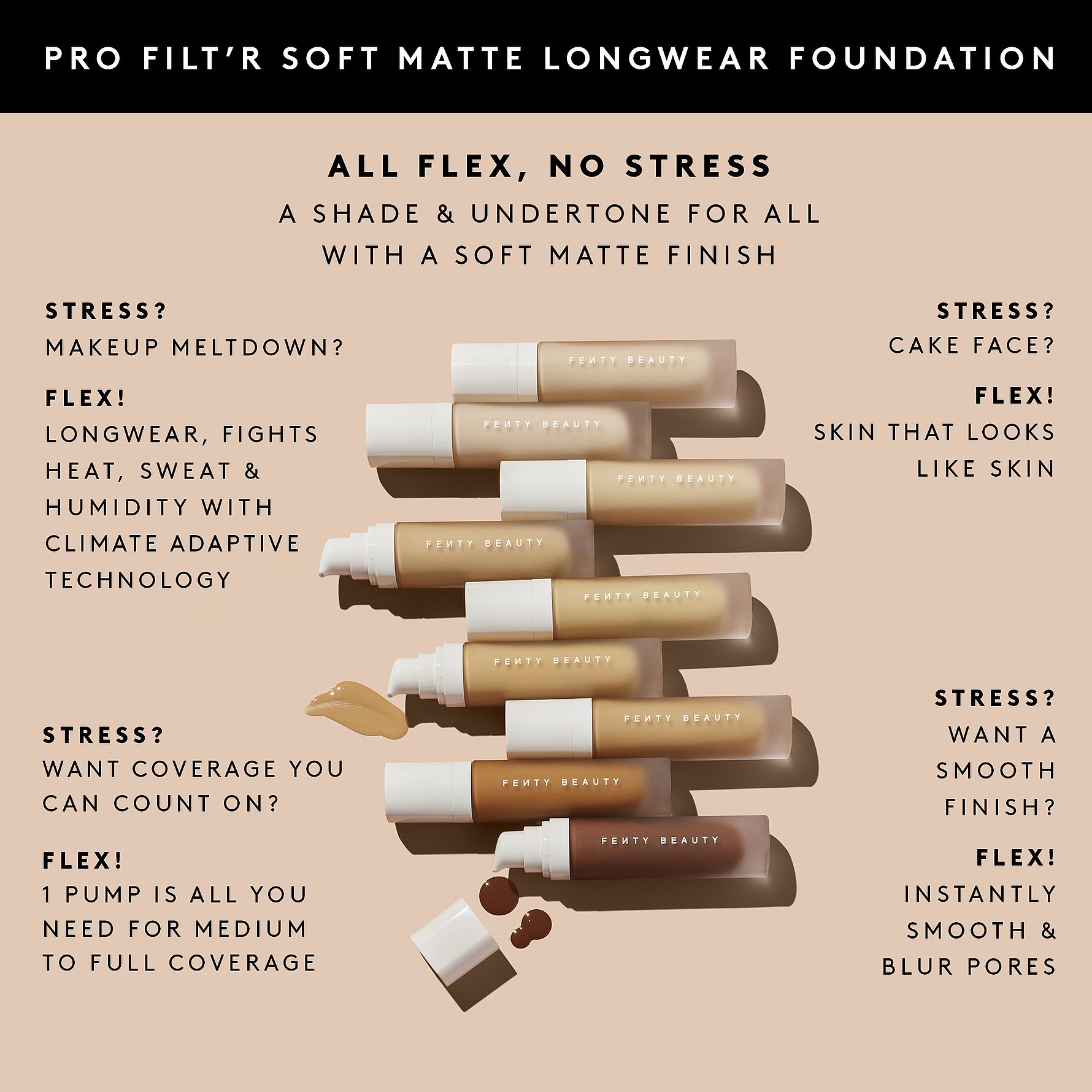 Osta Pro Filt'r Soft Matte Longwear Foundation 280 - Fenty Beauty - KICKS
