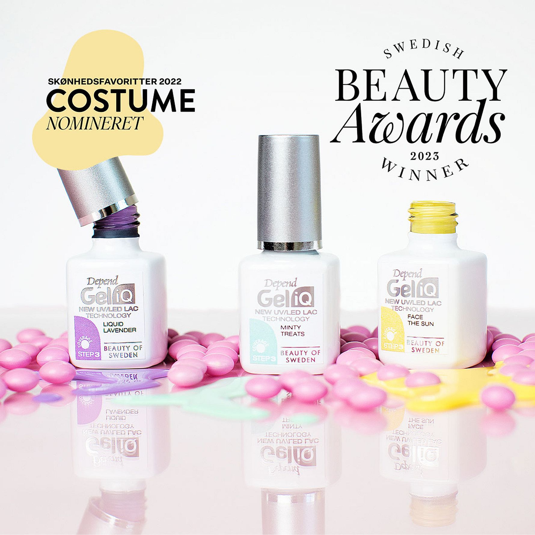 Köp Gel iQ Nail Polish 1092 Dresscode: Bikini - Depend - KICKS