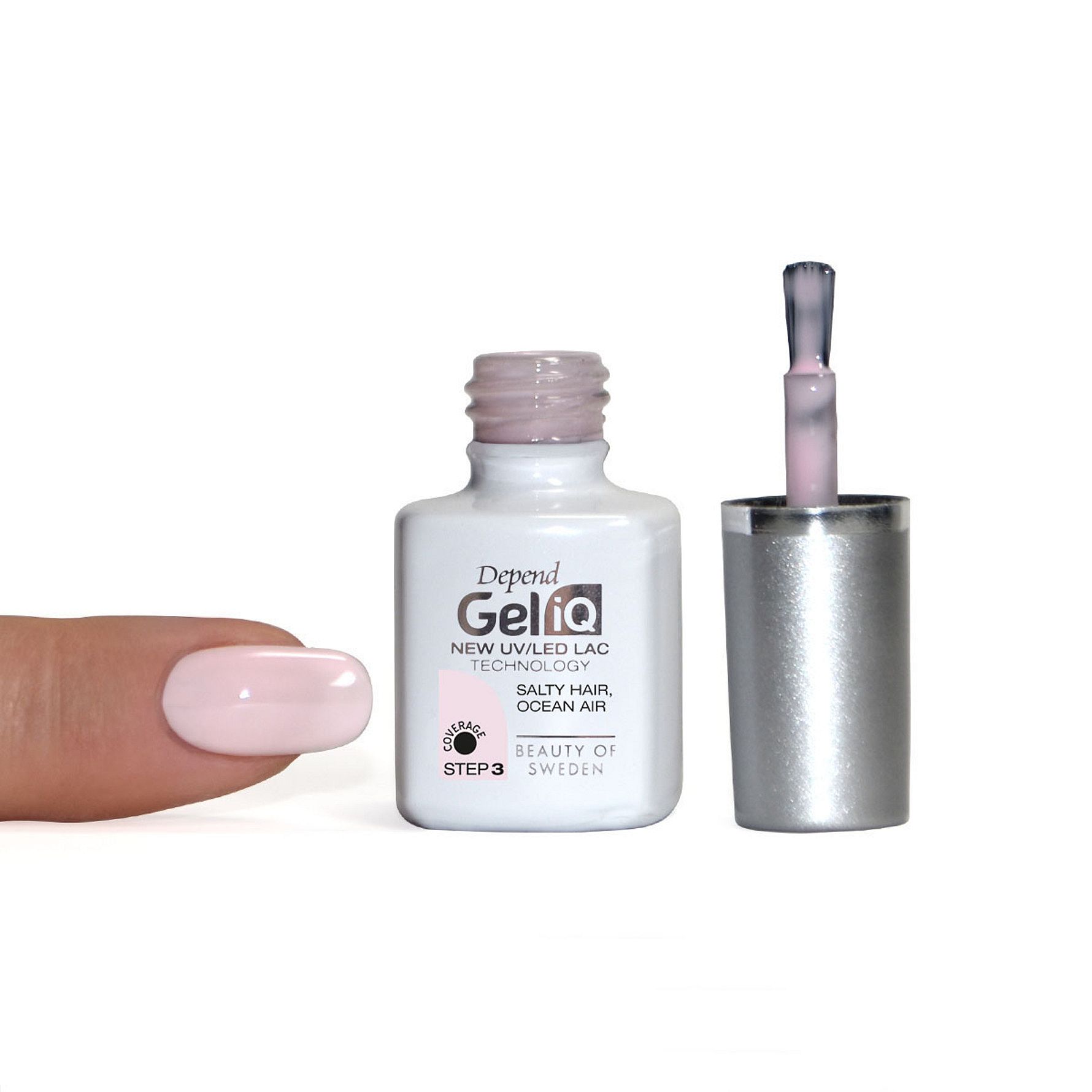 Køb Gel iQ Polish, Step 3 Salty Hair Ocean Air fra Depend - Matas
