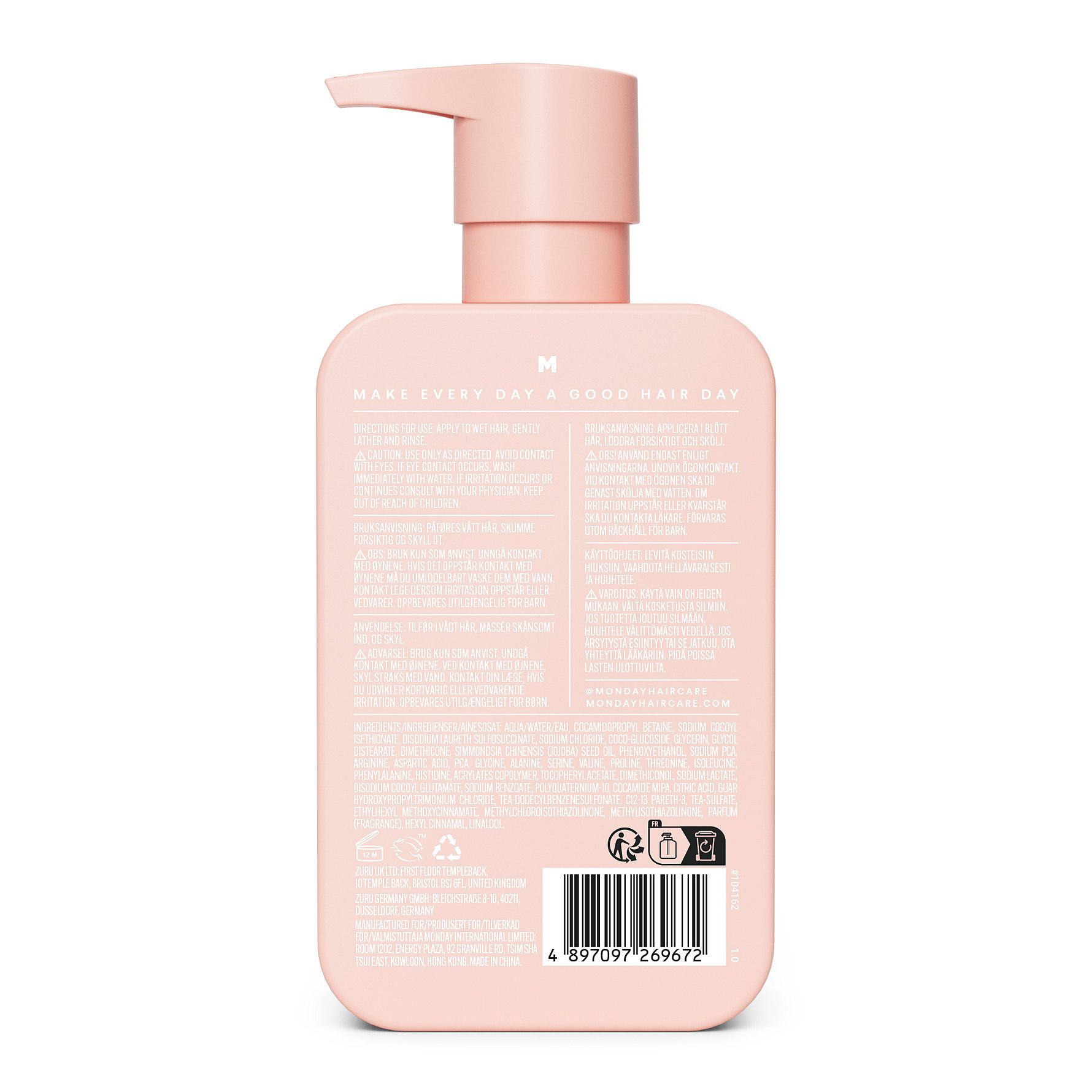 Køb Shampoo Colour Protect 354 ml fra MONDAY - Matas