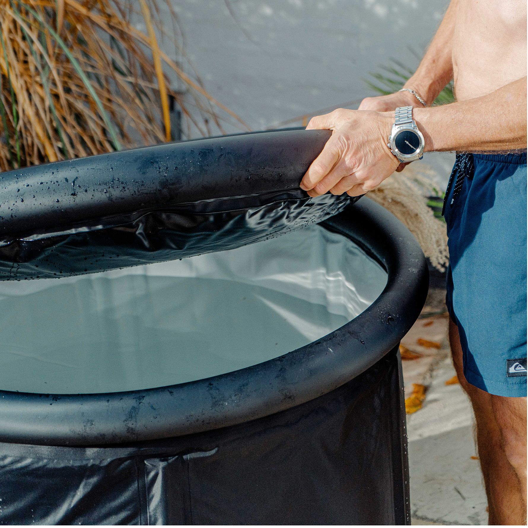 Køb Air Deluxe Isbad Sort fra Polax - Matas