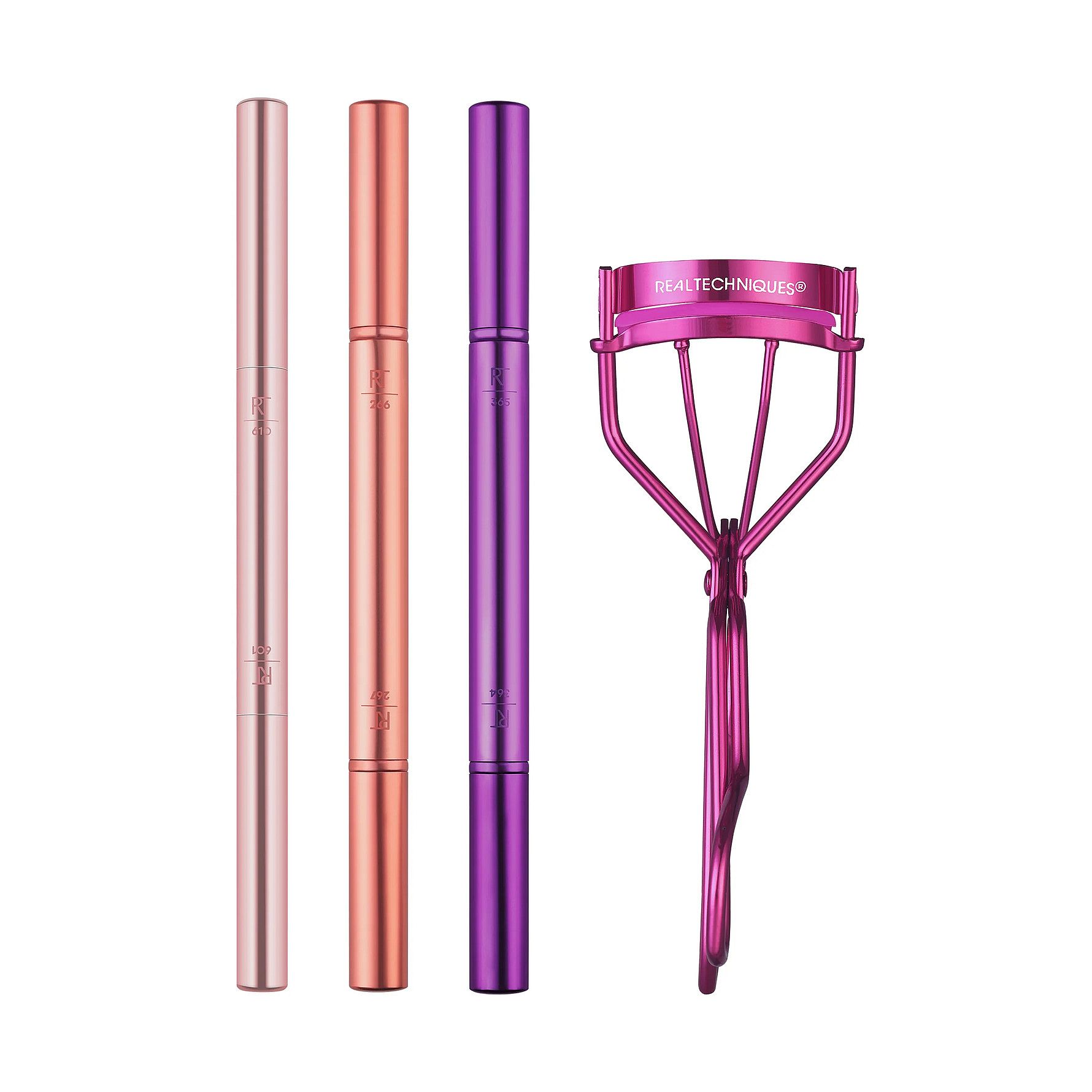 Køb Double Time Retractable Brush Set fra Real Techniques - Matas