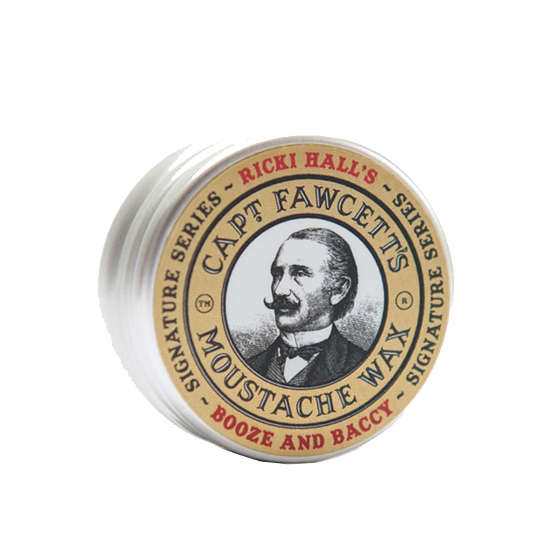 Køb Ricki Hall's Booze & Baccy Moustache Wax 15 ml fra Captain Fawcett ...
