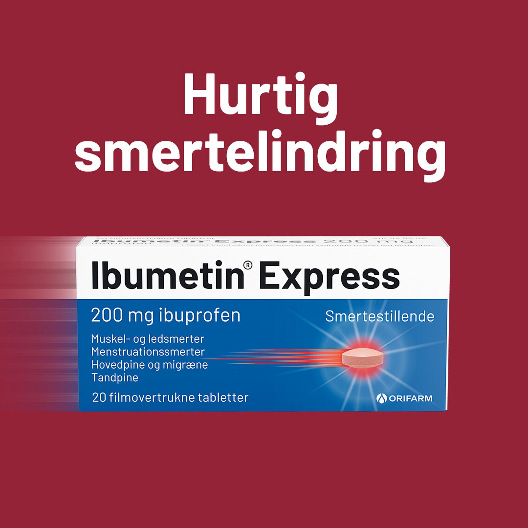 Køb Express 20 tabl. fra Ibumetin - Matas