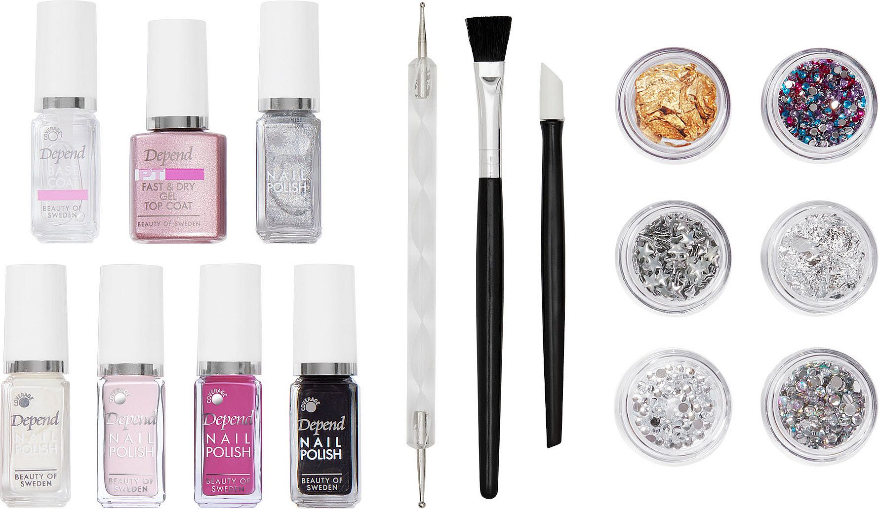 Köp Nail Art Set Gift Box - Depend - KICKS