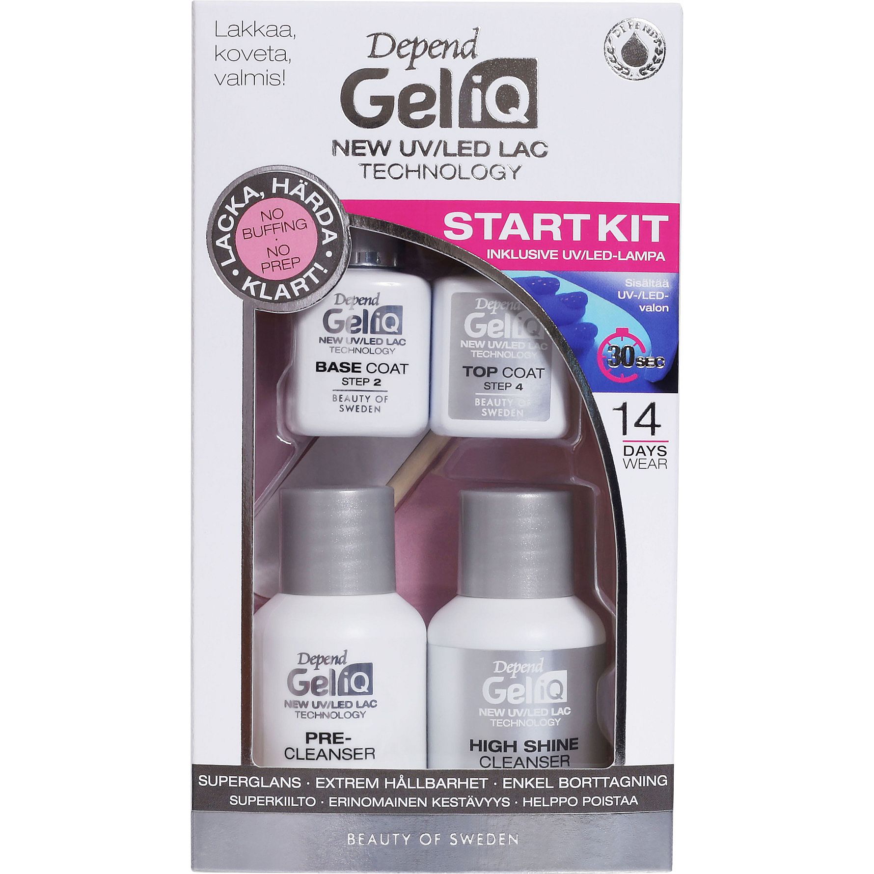 Köp Gel iQ Nail Polish Start Kit - Depend - KICKS