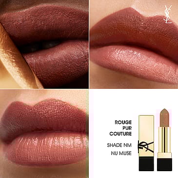 Køb Rouge Pur Couture Pure Color-In-Care Satin Lipstick NM Nu Muse fra ...