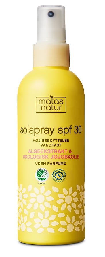 Køb Solspray SPF 30 200 ml fra Matas Natur - Matas