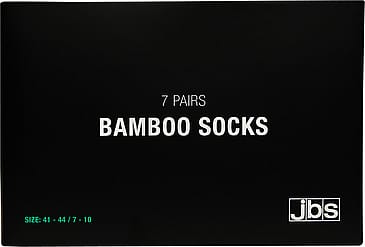 Køb Socks Bamboo 7-pak Sort 45-48 fra JBS - Matas